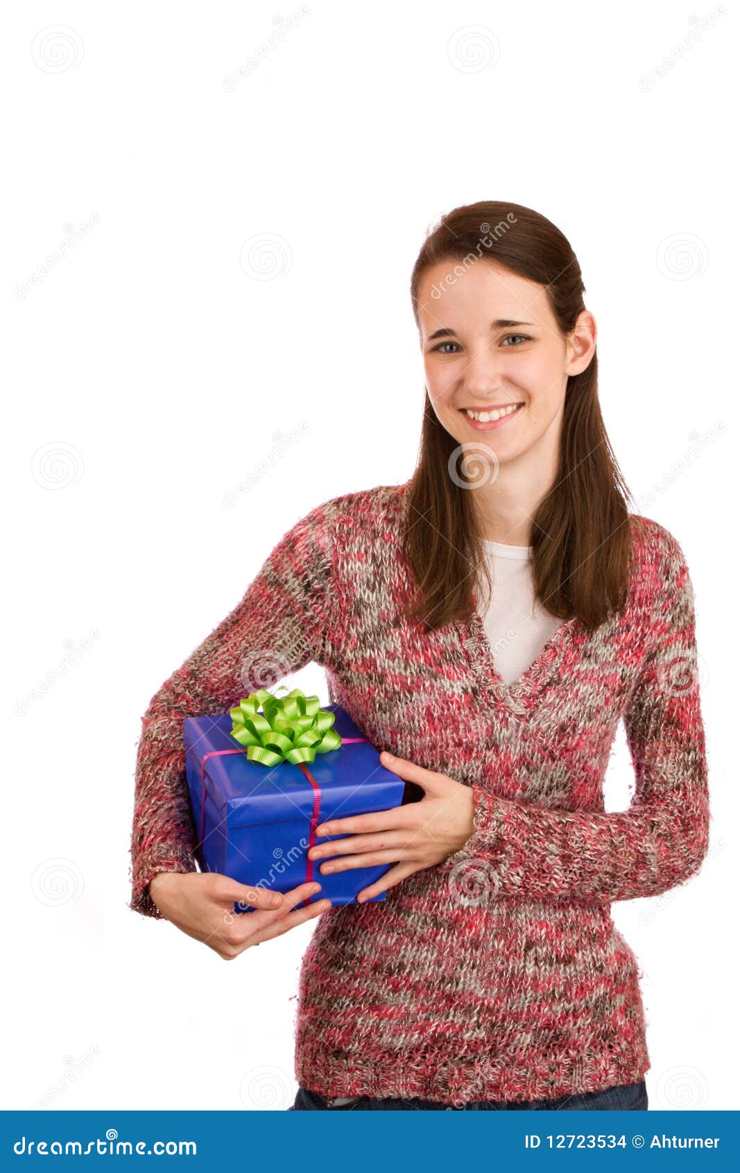 My present stock photo. Image of person, modern, light - 12723534