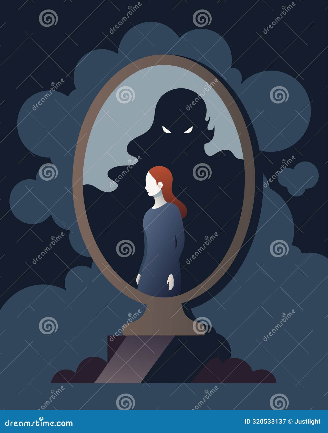 My Reflection in the Mirror is Shrouded in a Cloud of Negativity and ...