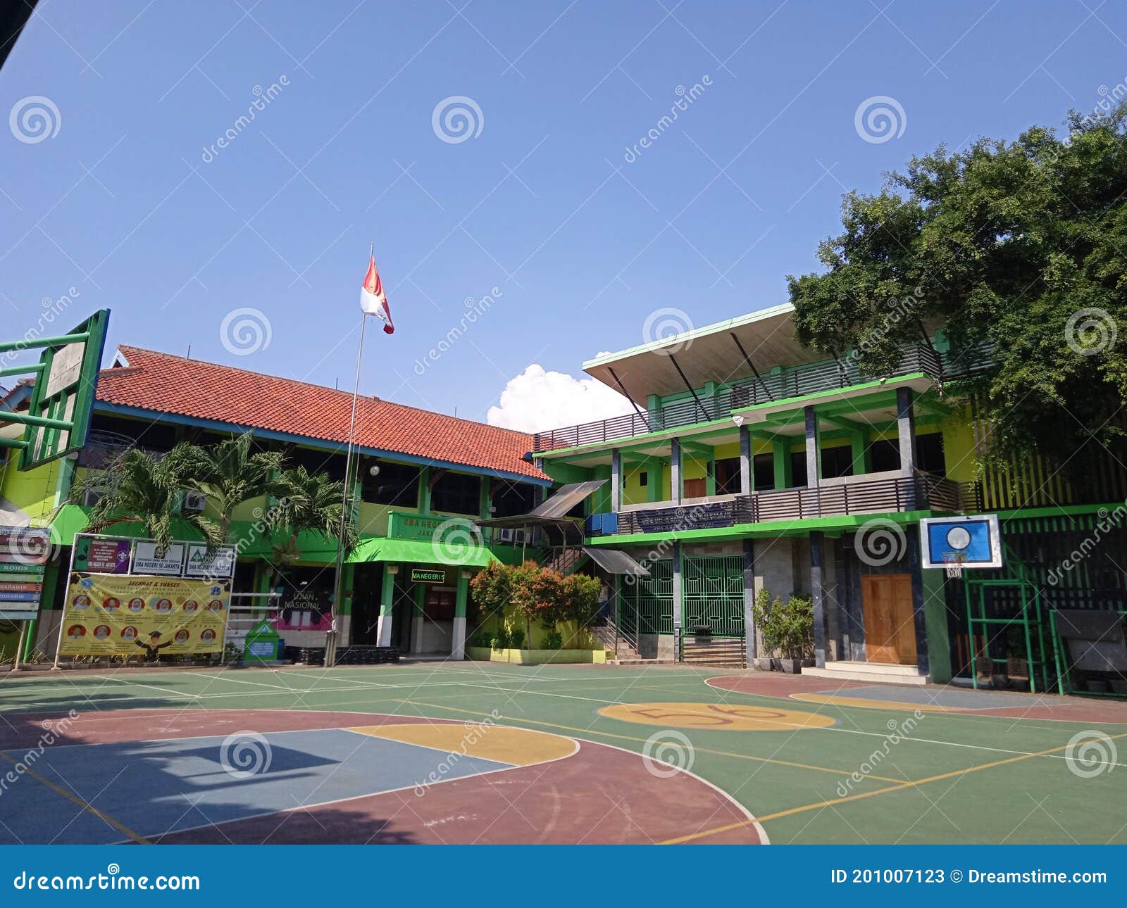 My school SMAN 56 JAKARTA editorial stock photo. Image of sman - 201007123