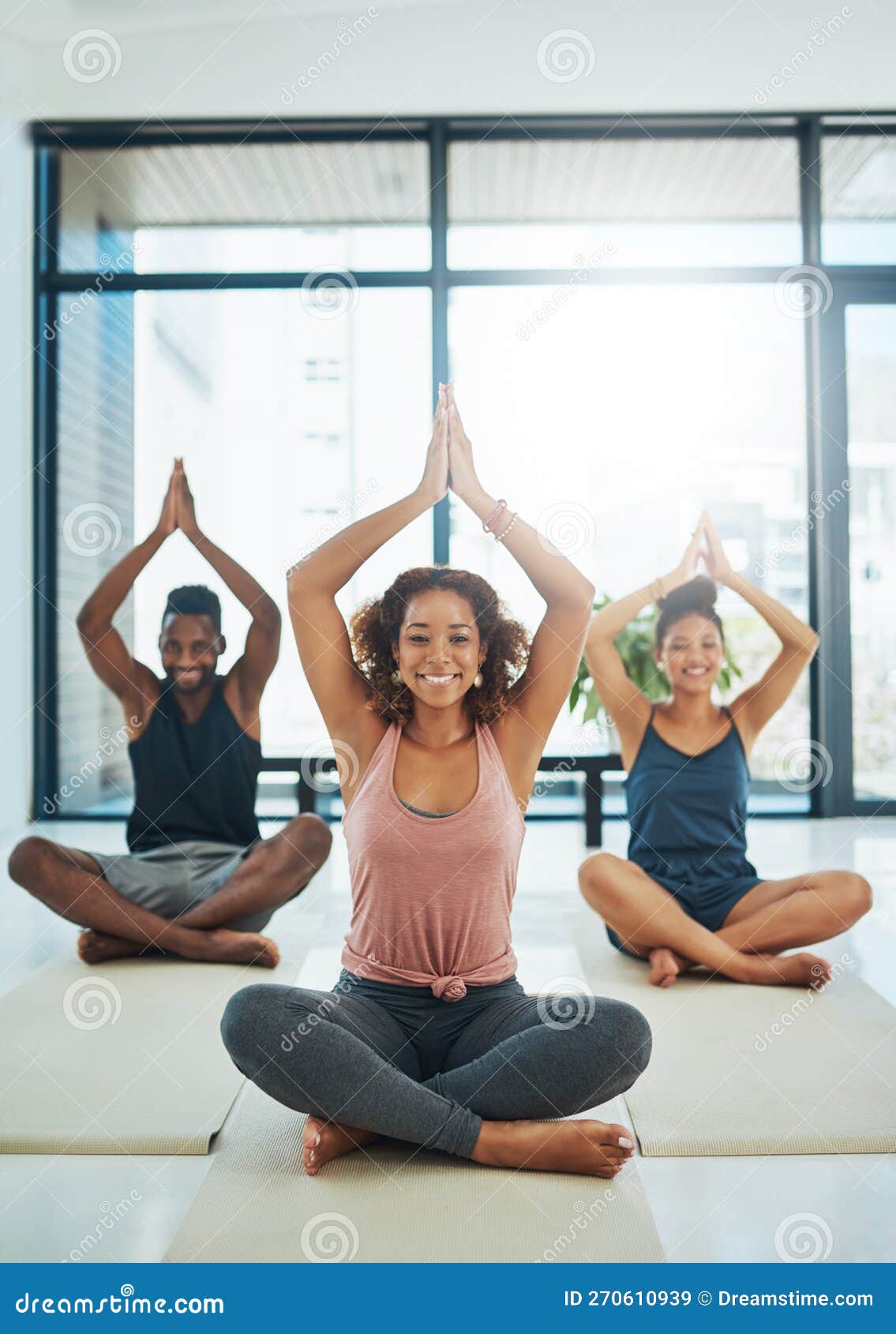 My Secret Yoga of Course. a Group of People Doing Yoga. Stock Image ...