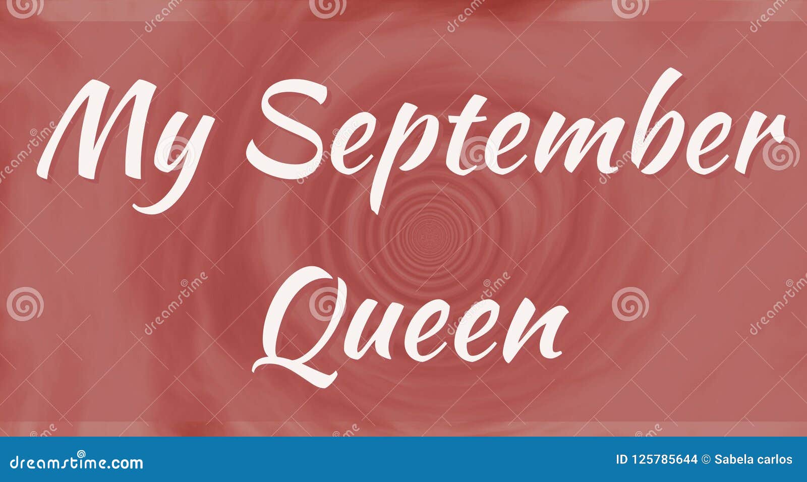 My September Queen stock illustration. Illustration of queen - 125785644