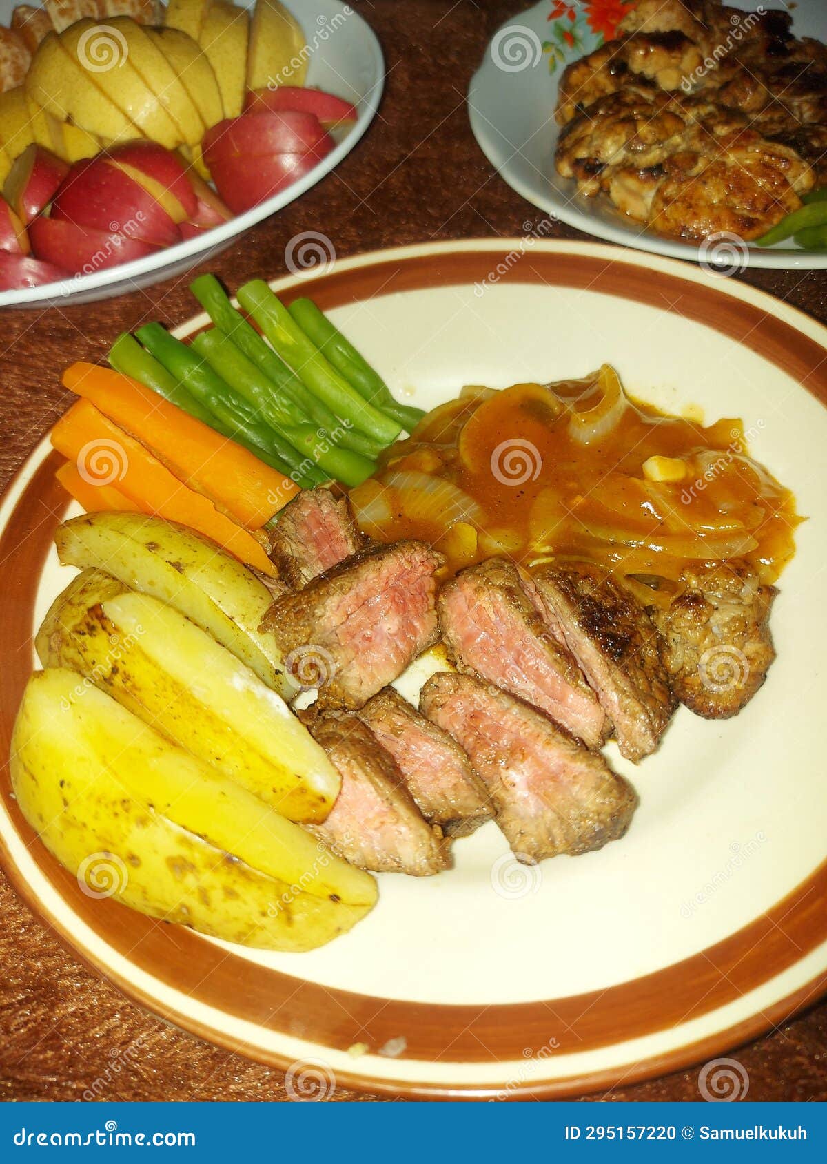 My steak very nice stock photo. Image of steak, nice - 295157220