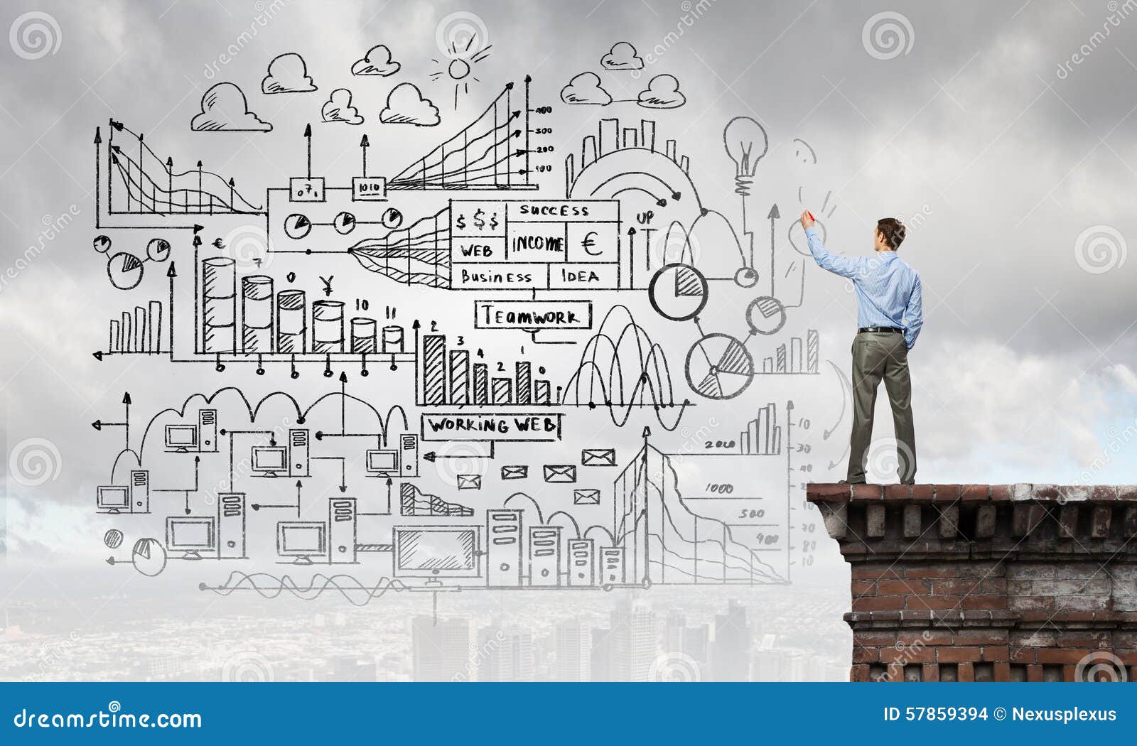 My strategy plan stock photo. Image of sketch, marketing - 57859394