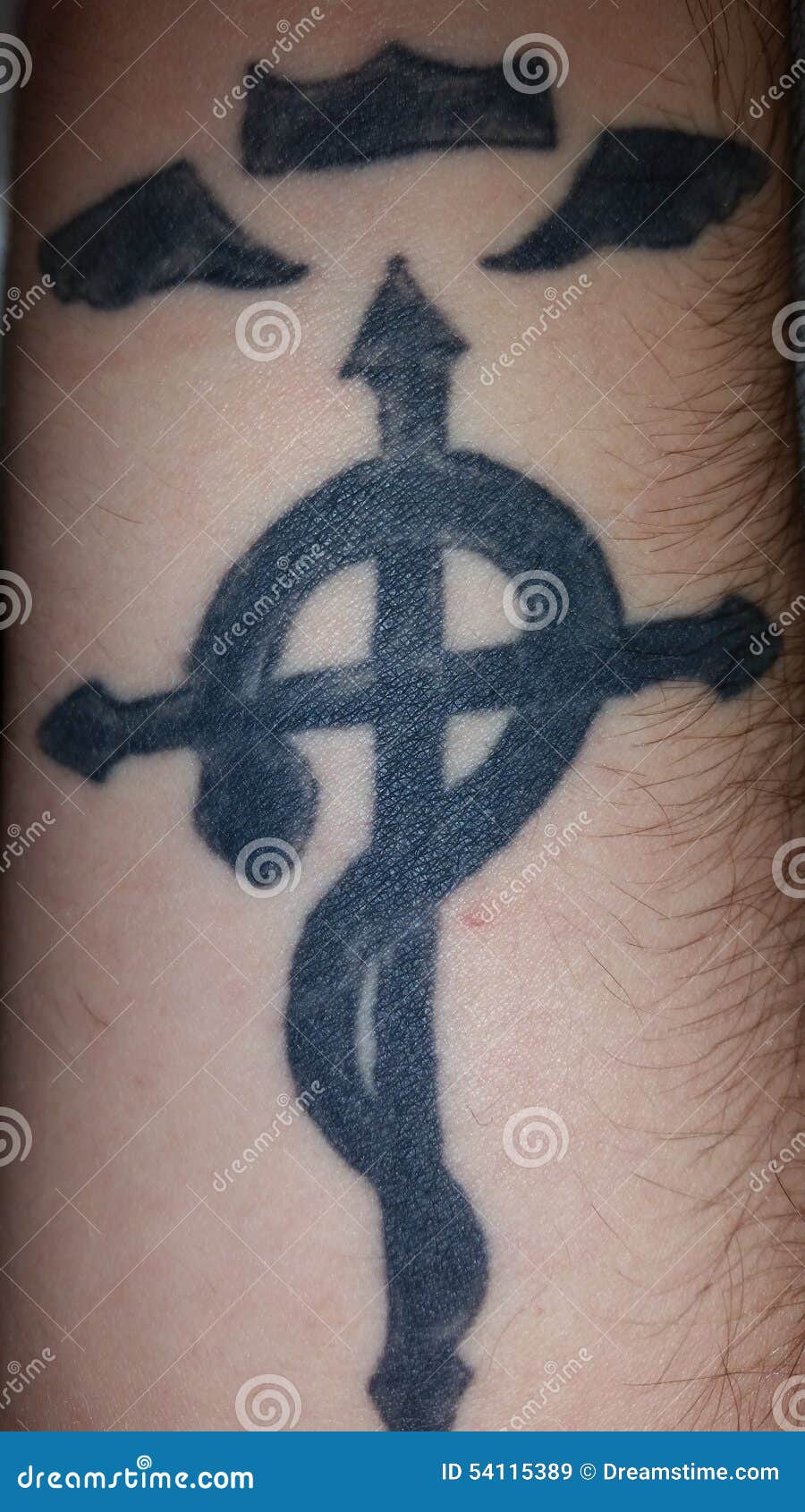 Fullmetal Alchemist Cross Tattoo