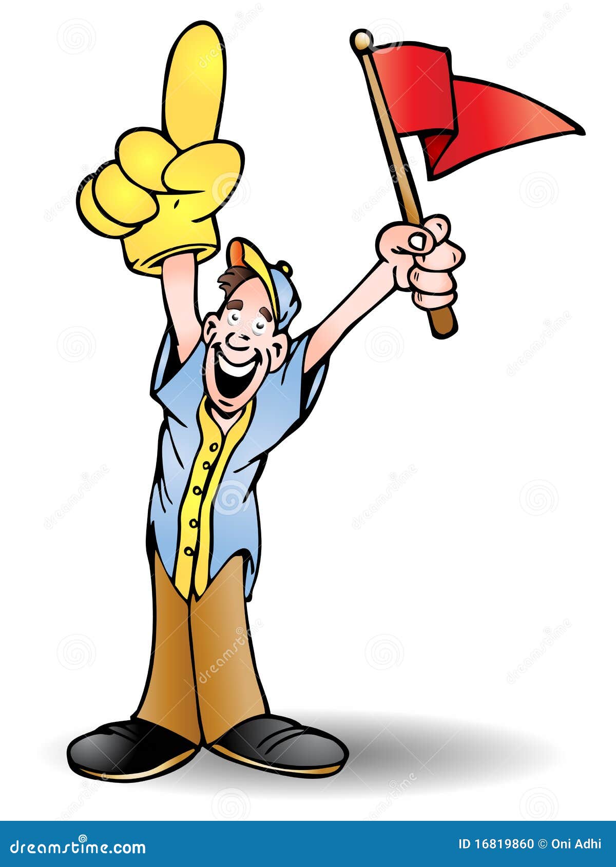 My Team Is Number One Stock Photo - Image: 16819860