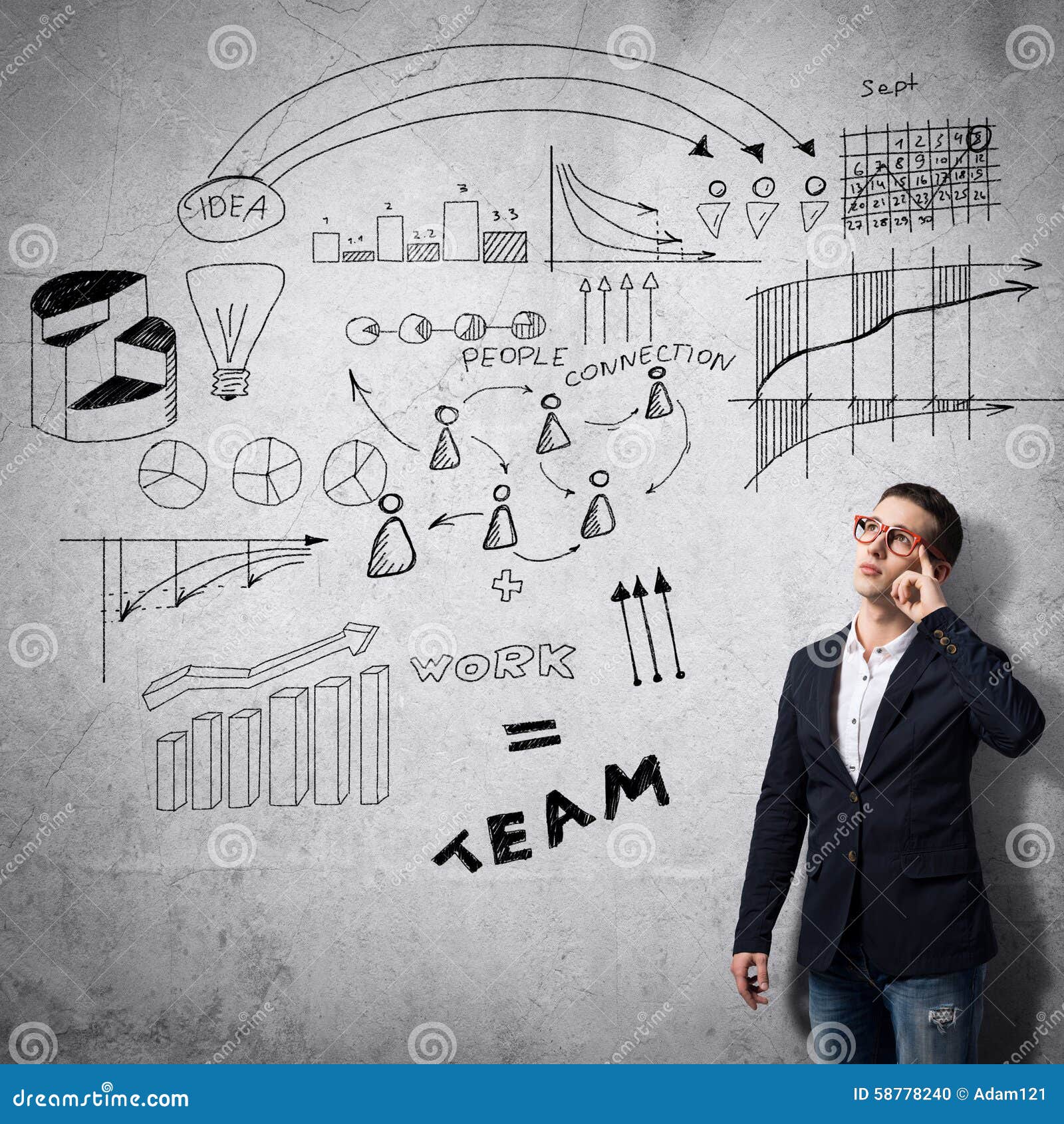 My thoughts stock photo. Image of design, team, market - 58778240