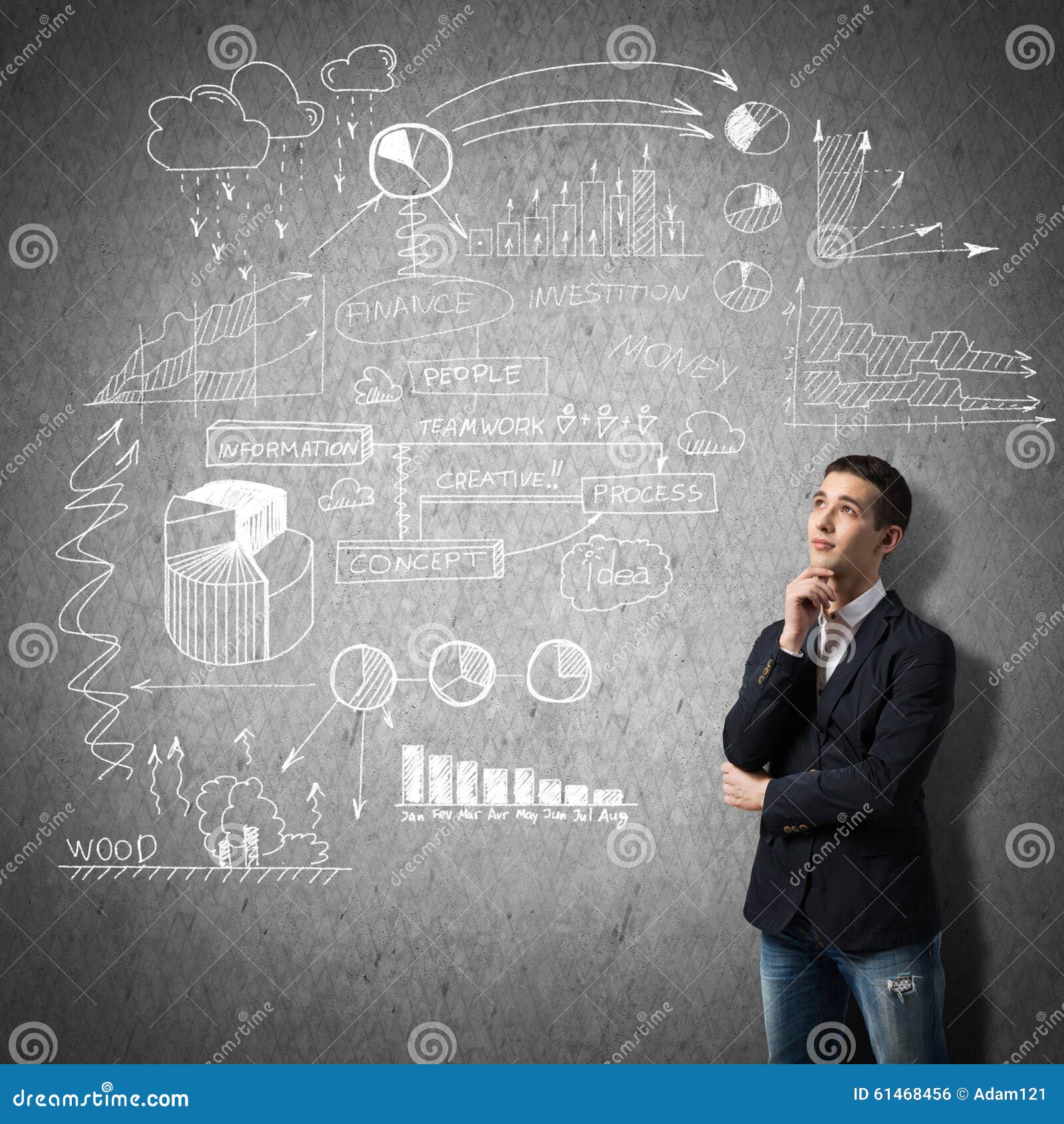 My thoughts stock photo. Image of team, business, glasses - 61468456