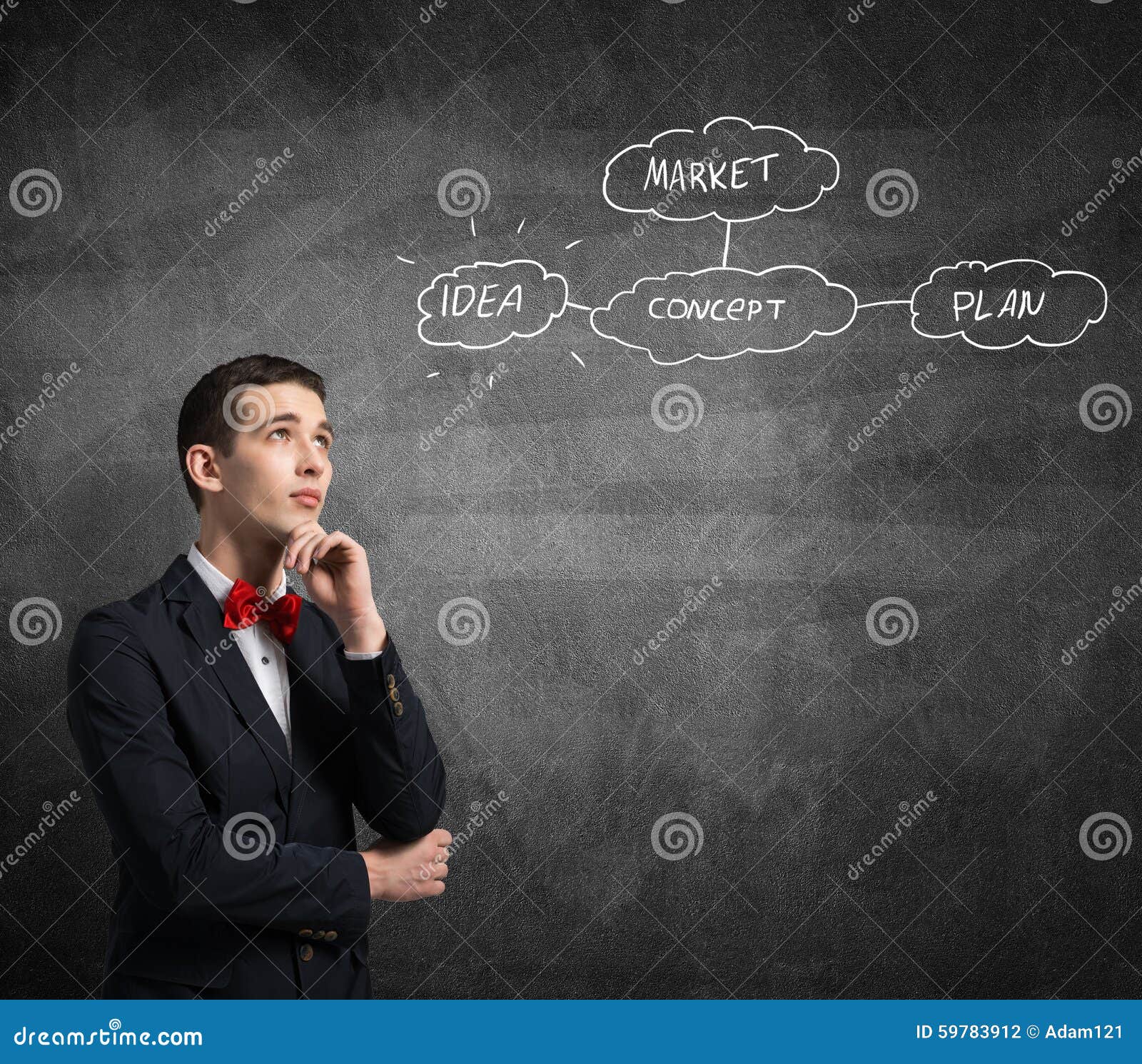 My thoughts stock photo. Image of caucasian, businessman - 59783912