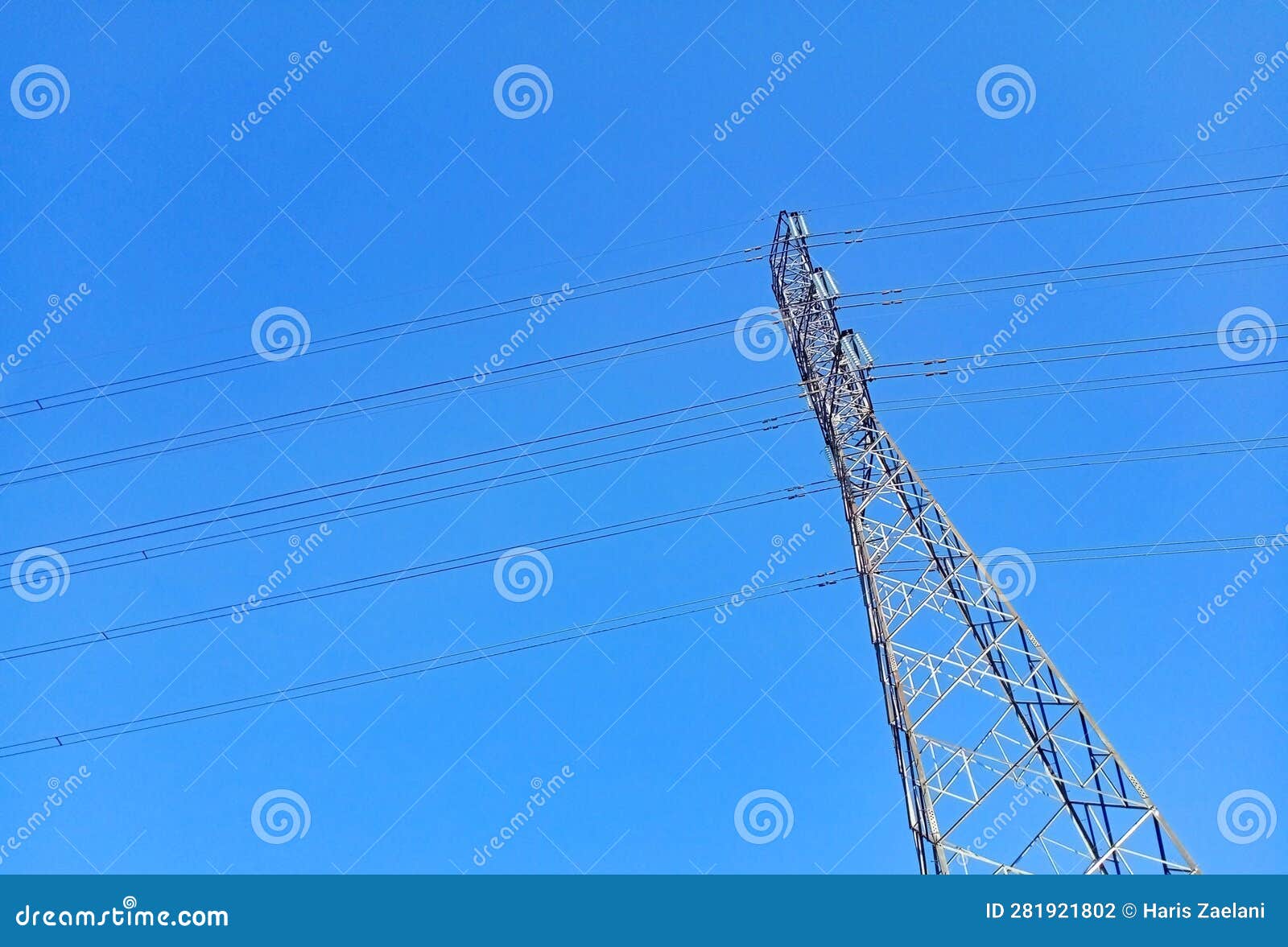 My Village Power Plant Tower High Voltage Stock Photo - Image of power ...