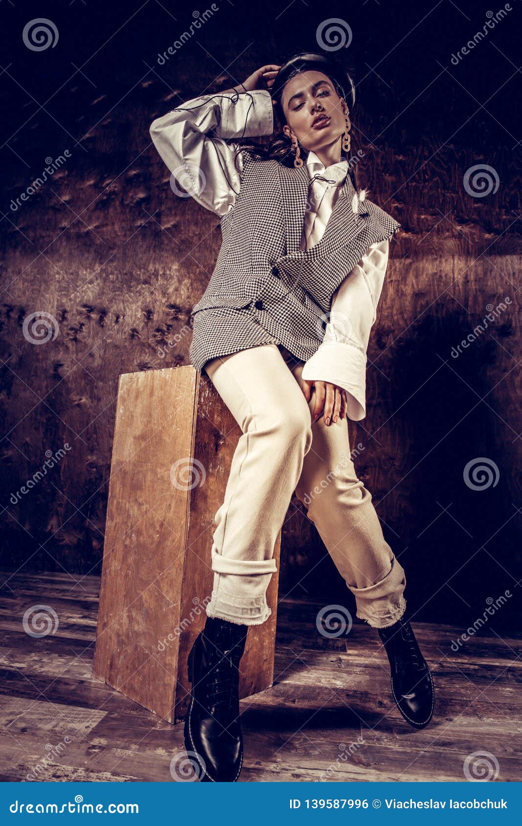 Attractive Professional Young Model Being at Work Stock Photo - Image ...