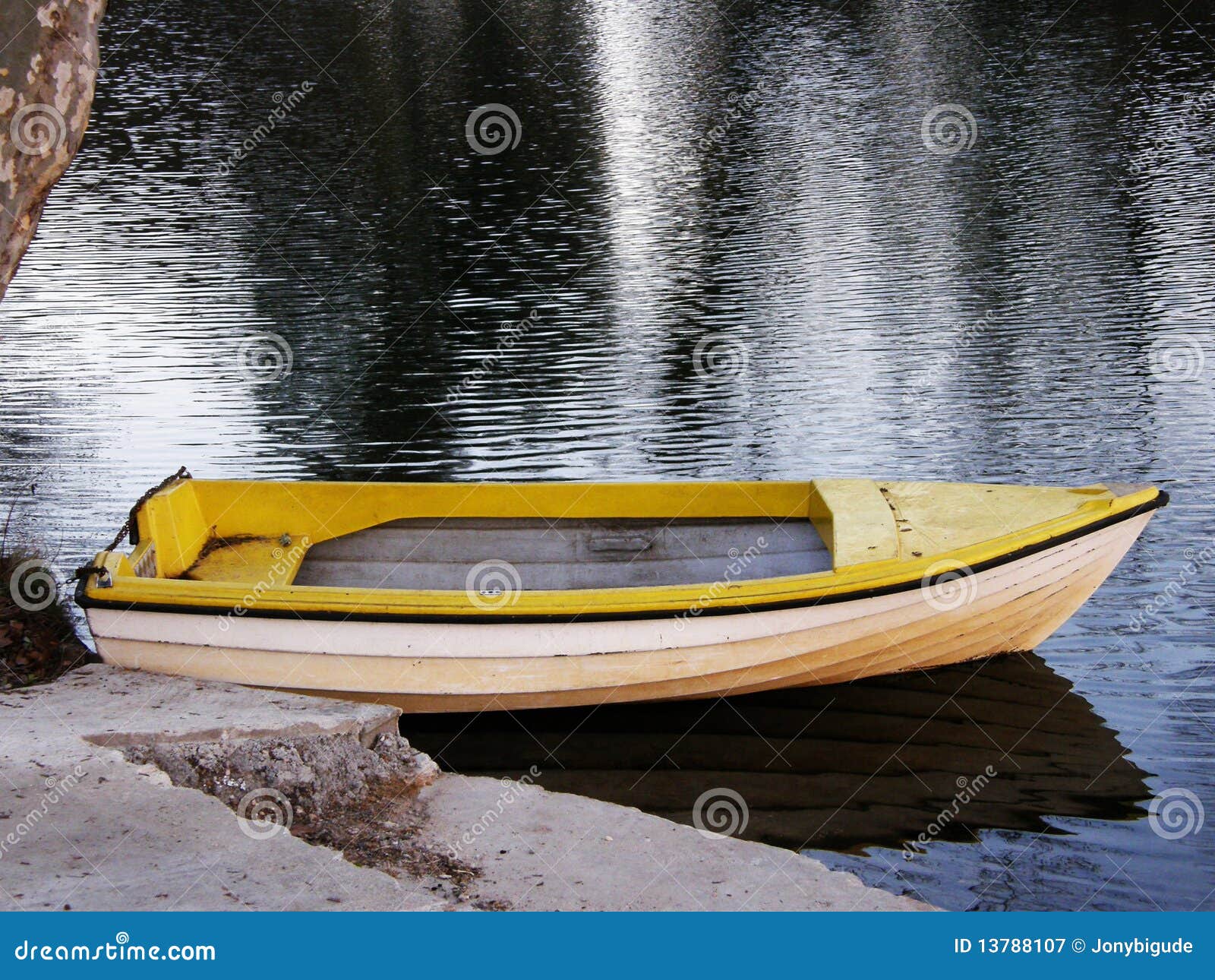 My yellow boat stock image. Image of portugal, romantic - 13788107