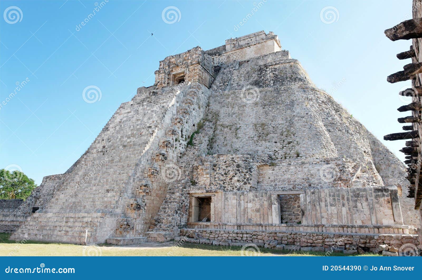 Myan Magician S Pyramid Uxmal Stock Photo - Image of mayan, history ...