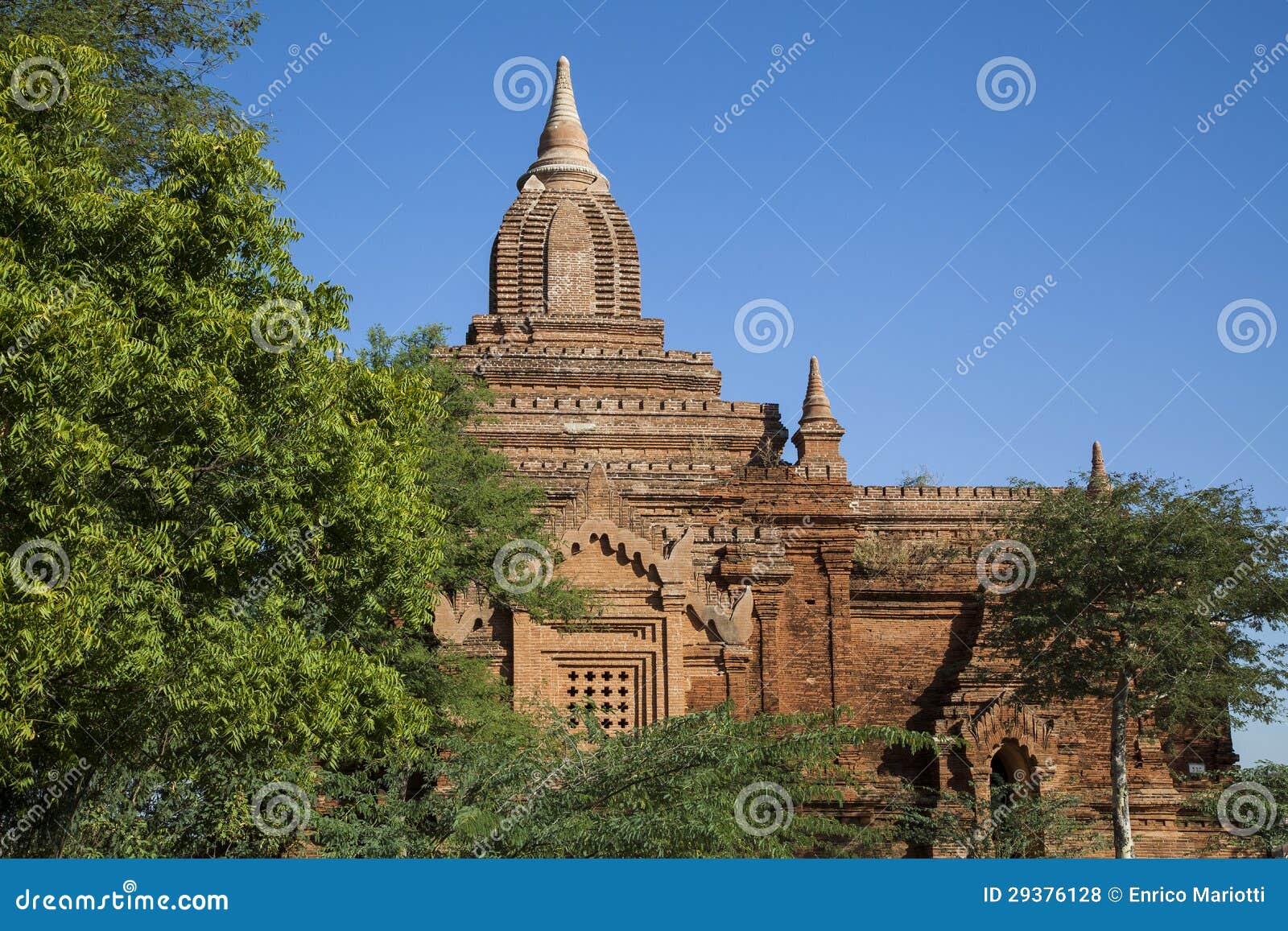 Myanmar, ancient Stupa stock photo. Image of silence - 29376128