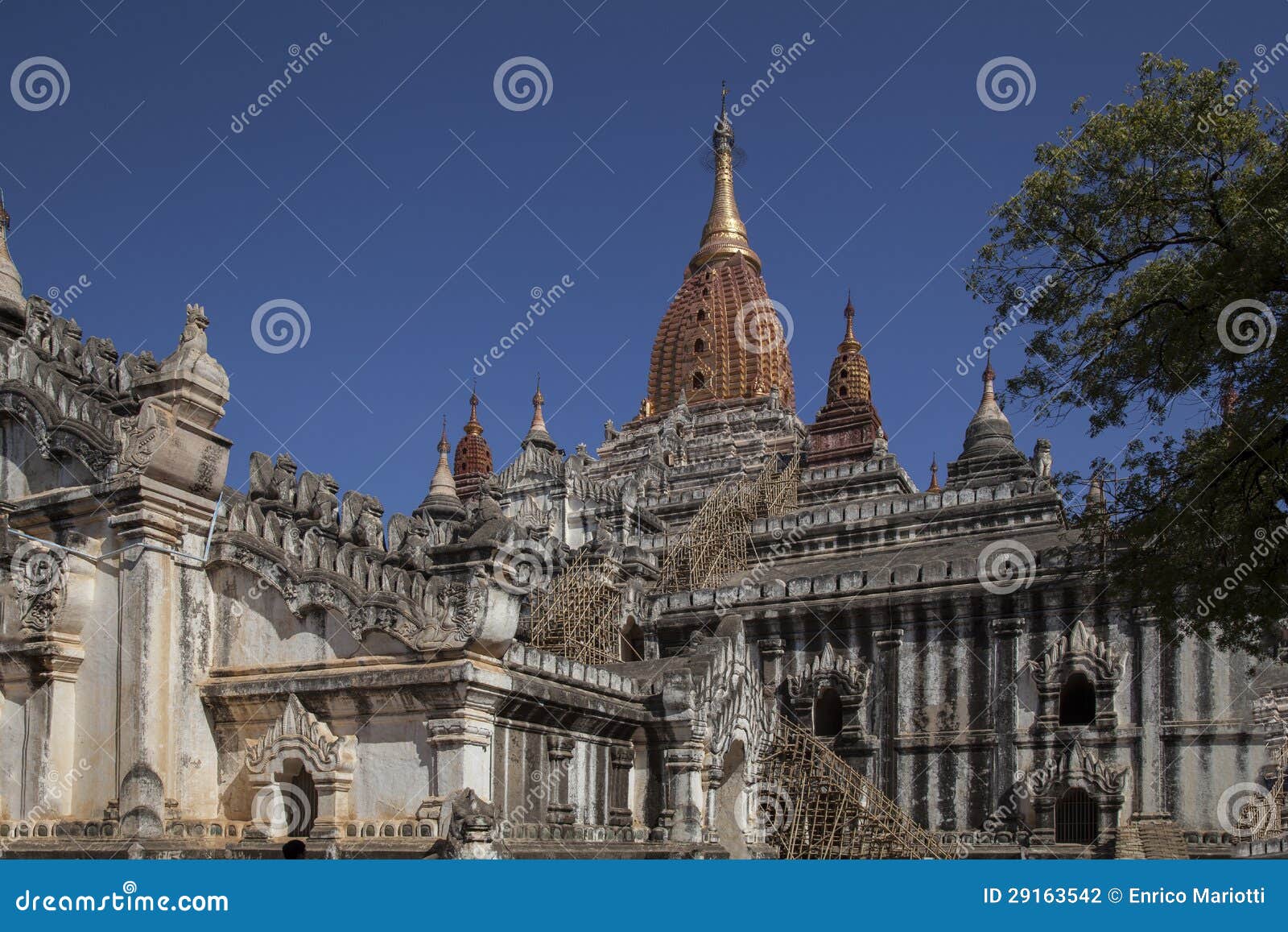 Myanmar. ancient temple stock photo. Image of building - 29163542