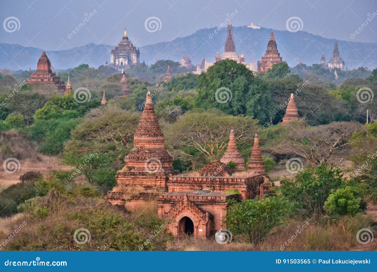 Myanmar Bagan stock image. Image of historical, mountain - 91503565