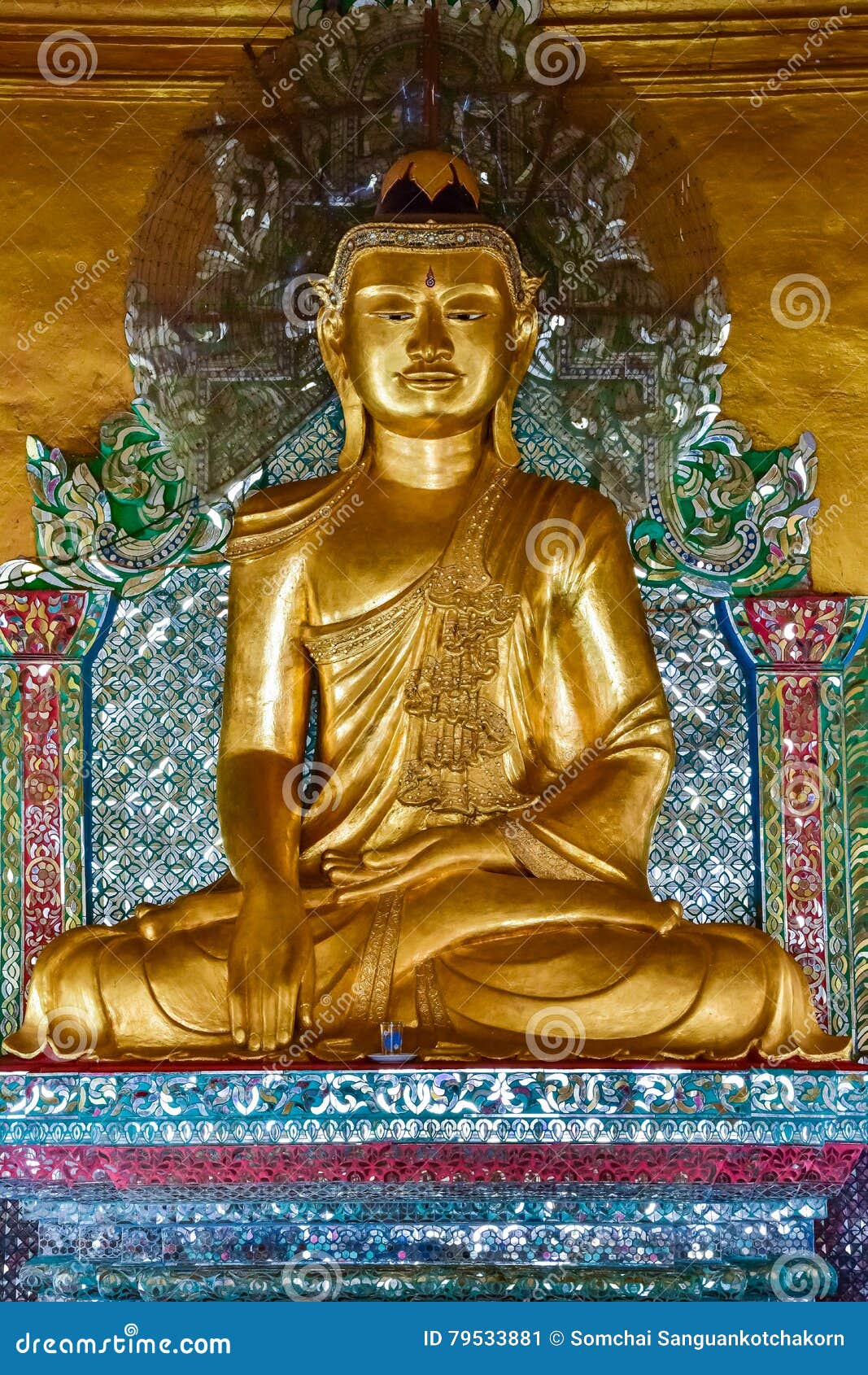 Myanmar Buddha Image Statue Stock Image - Image of destination, peace ...