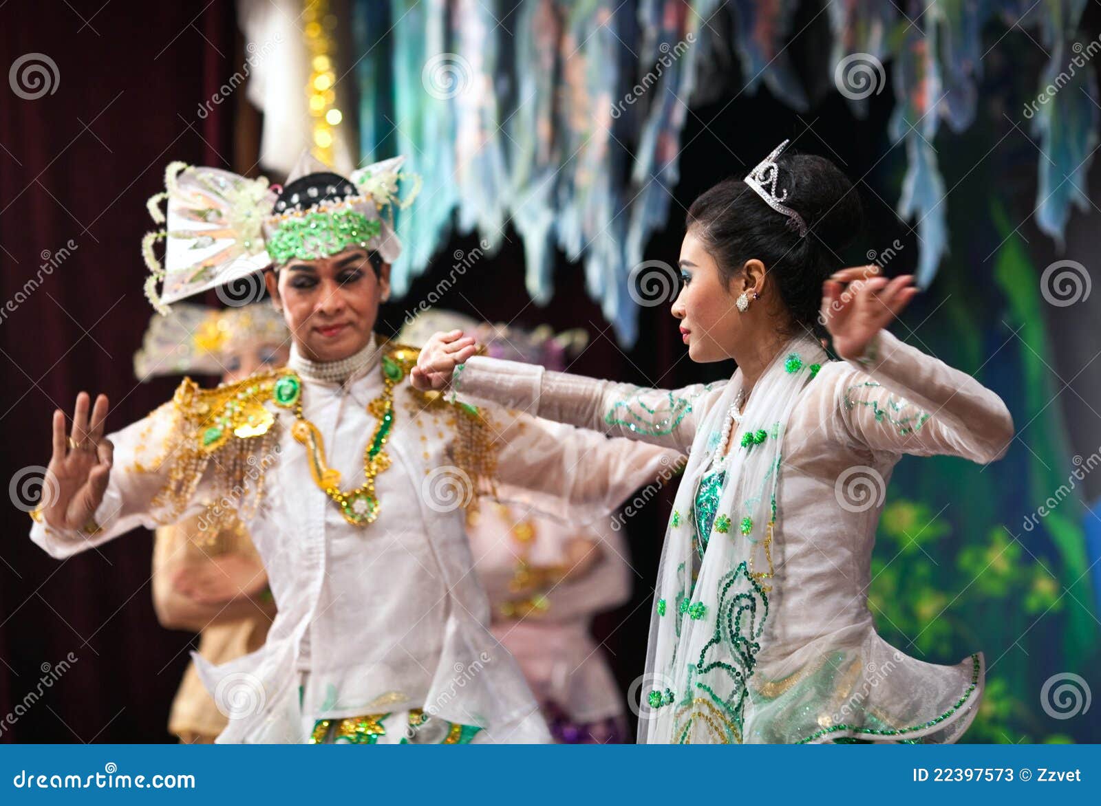 Myanmar Classical Dance Editorial Image | CartoonDealer.com #22298064