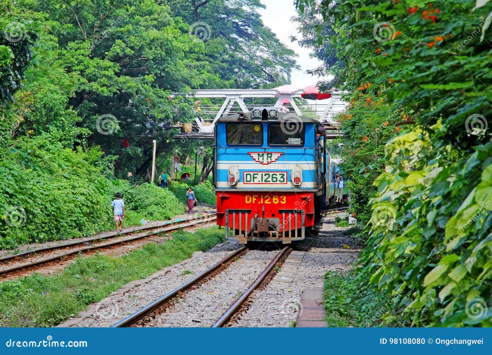 Myanmar Classical Train editorial image. Image of station - 98108080