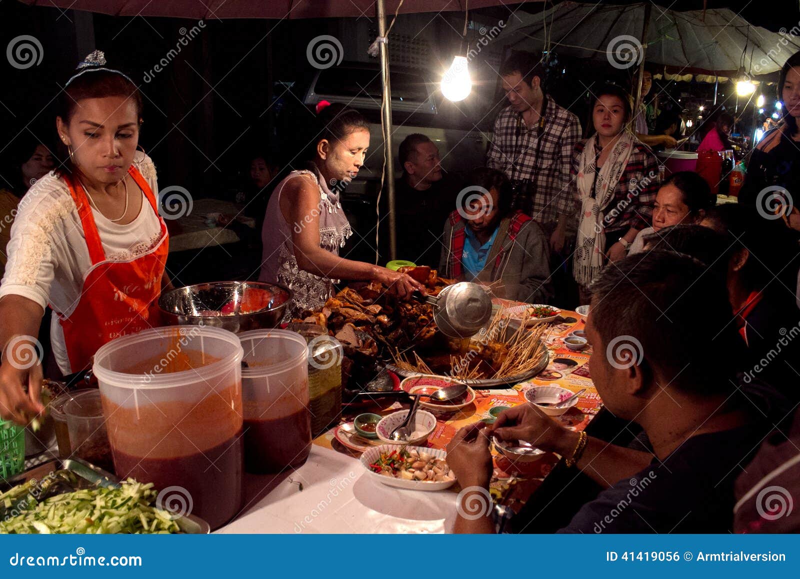 Myanmar eat culture editorial photo. Image of black, girl - 41419056