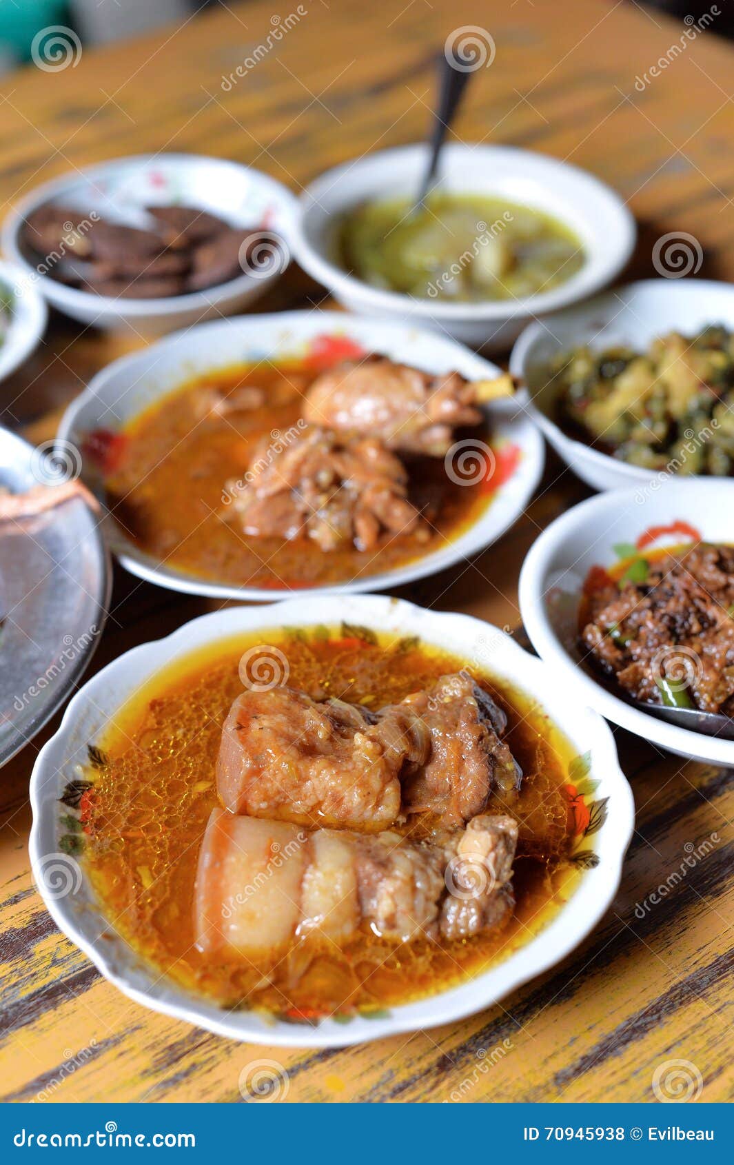 Myanmar Food Set stock photo. Image of meat, burmese - 70945938