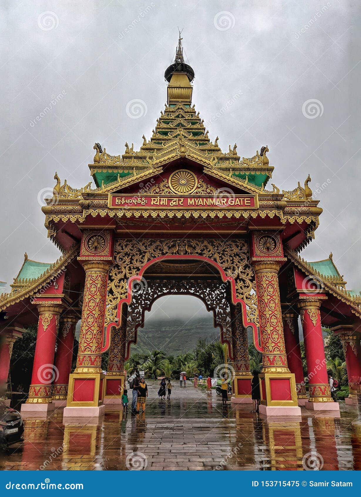 Myanmar Gate at Igatpuri editorial image. Image of myanmar - 153715475