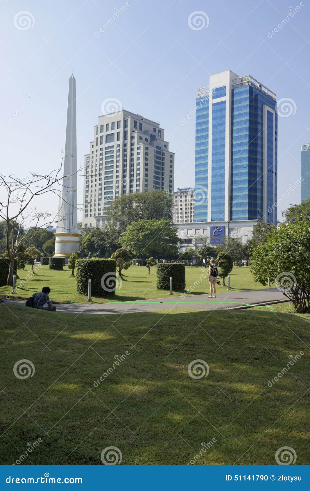 Myanmar Independence Monument in Maha Bandoola Garden Editorial Image ...