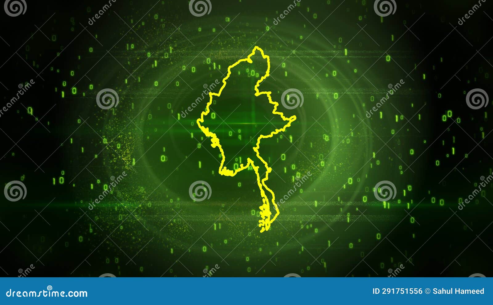 Myanmar Tech Map. Royalty-Free Illustration | CartoonDealer.com #176549313