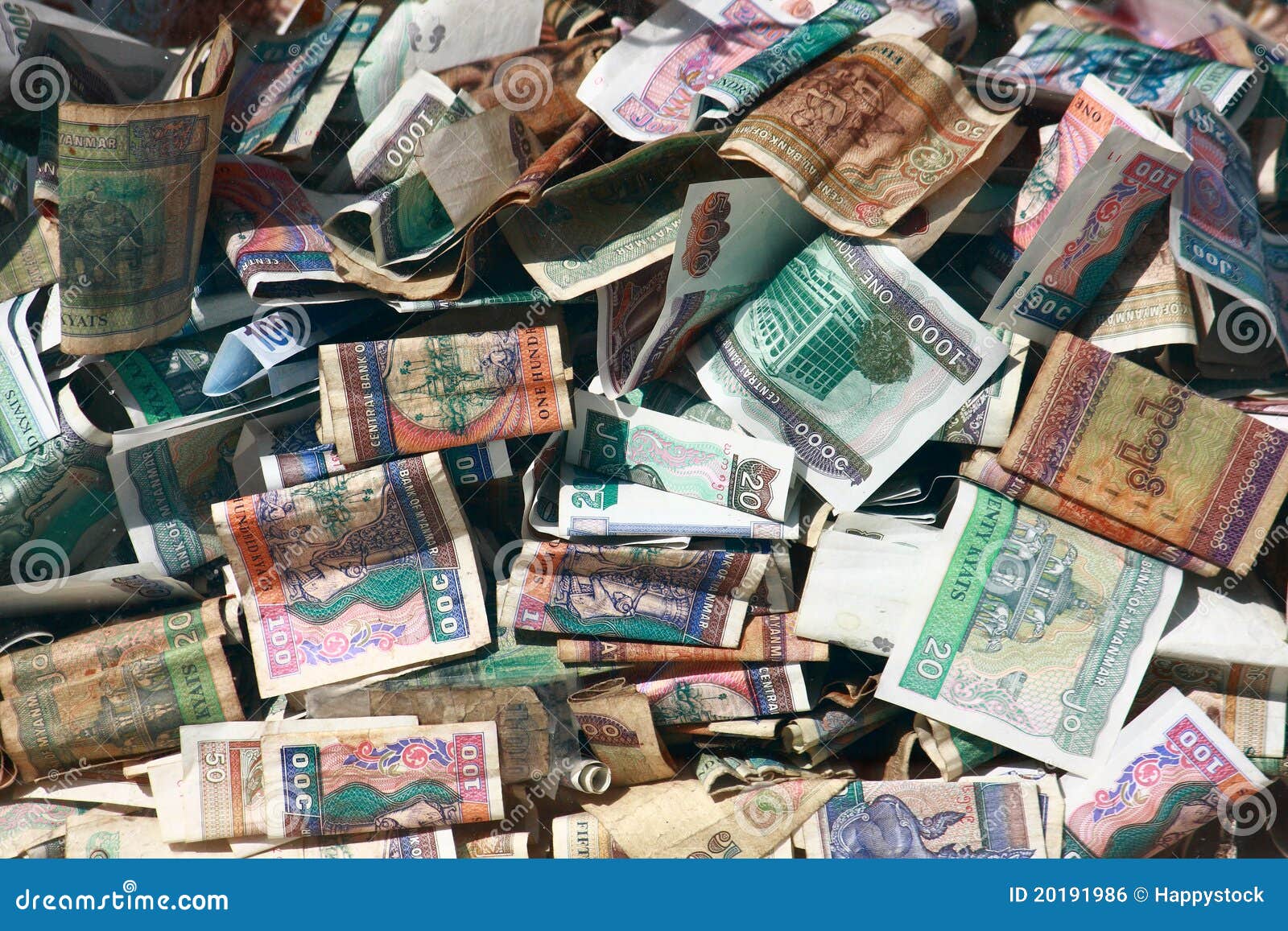 Myanmar money stock photo. Image of finance, bank, backgrounds - 20191986