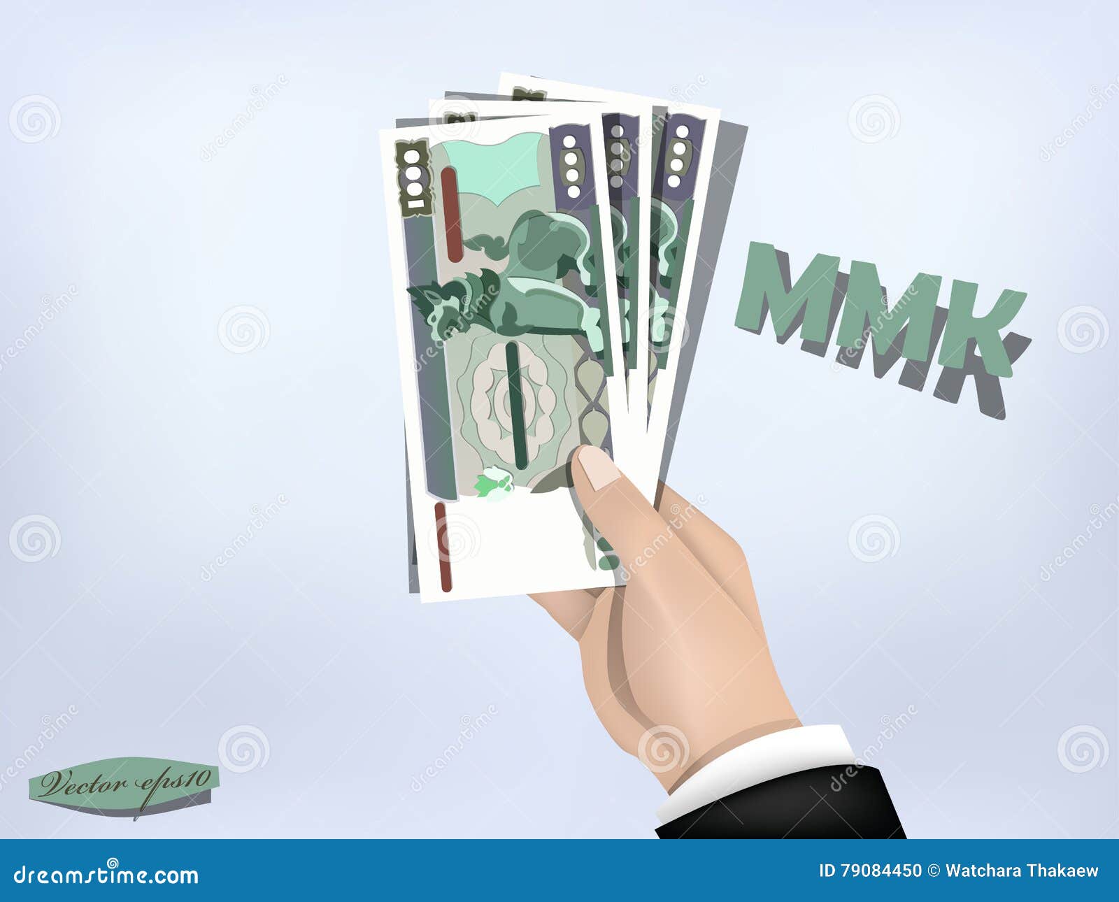 Myanmar money paper design stock vector. Illustration of currency ...