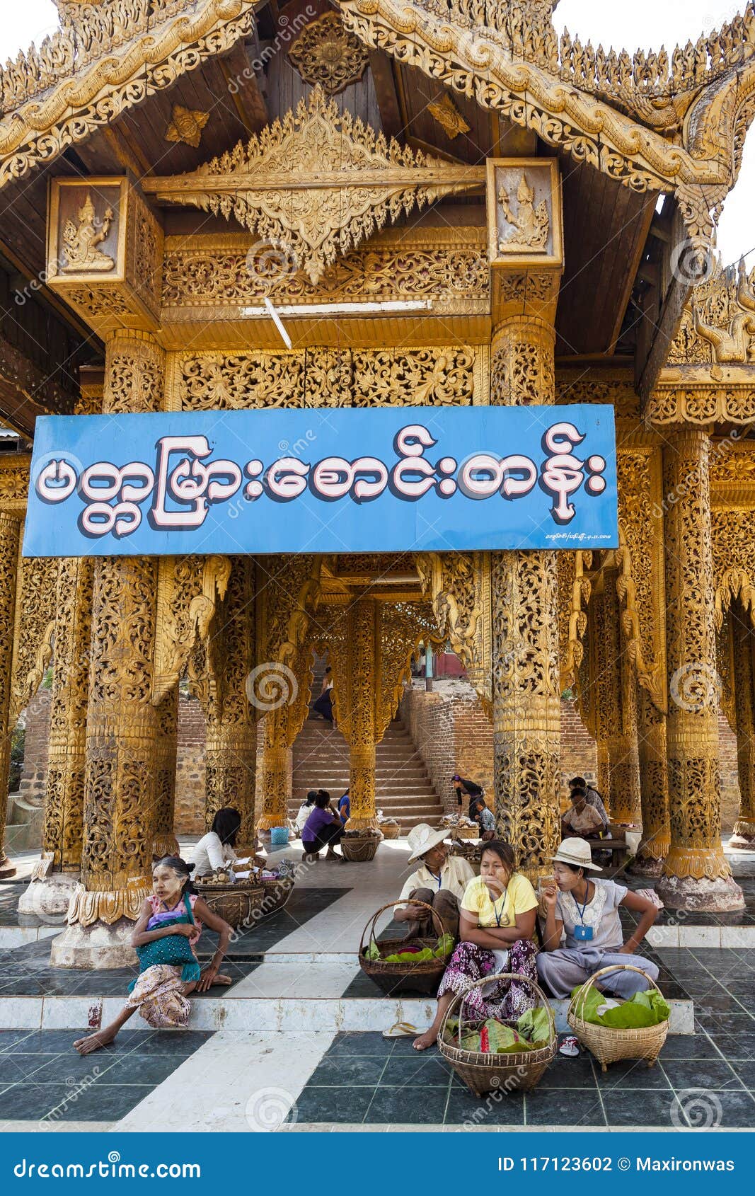Myanmar - Popa mount editorial photography. Image of asia - 117123602