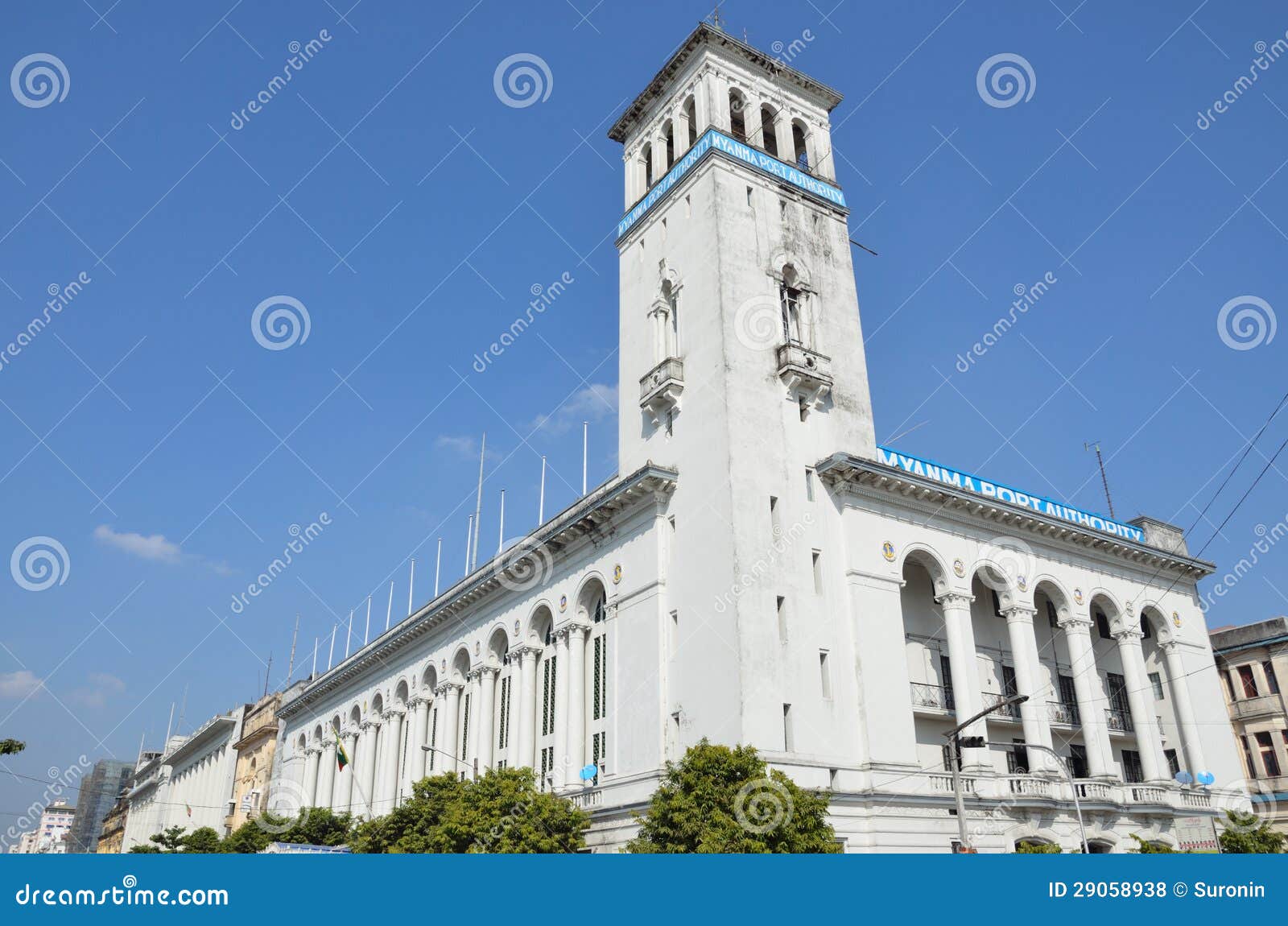 Myanmar Port Authority stock photo. Image of strand, port - 29058938