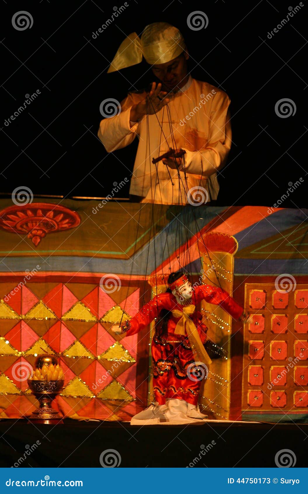 Myanmar puppet editorial stock photo. Image of city, solo - 44750173
