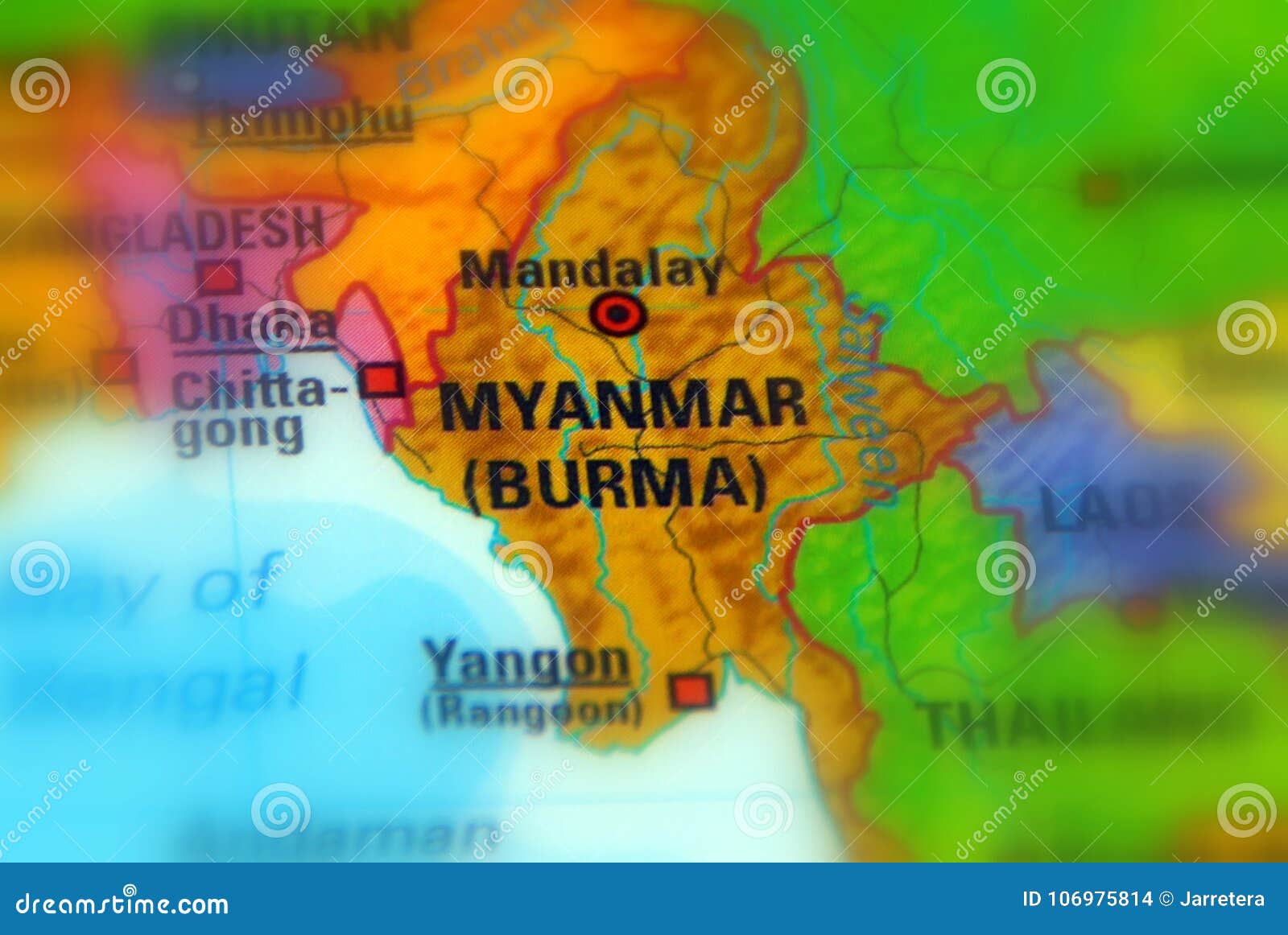 Myanmar, Republic of the Union of Myanmar Burma Stock Photo - Image of ...