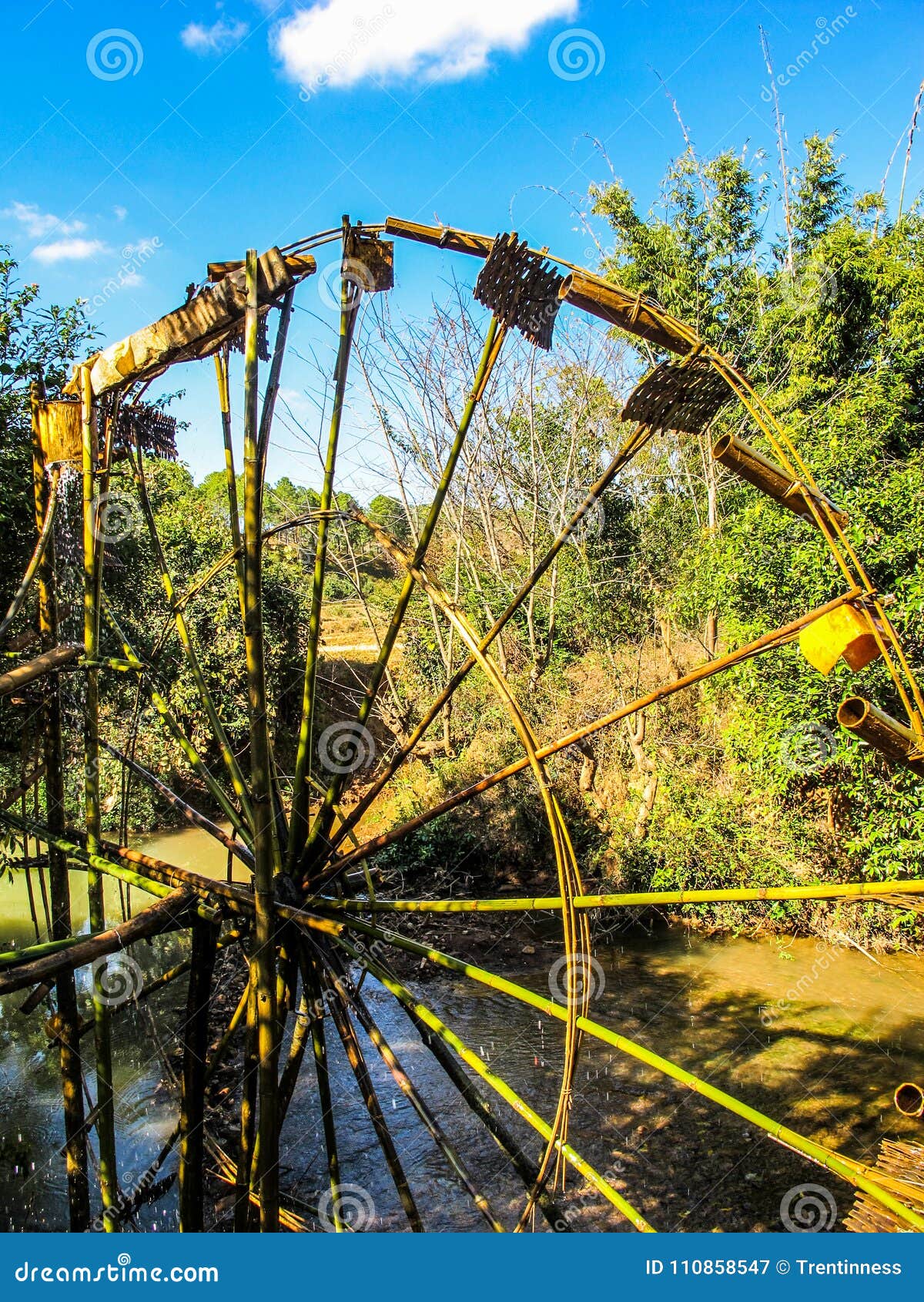 Myanmar in the summer stock image. Image of rivers, trees - 110858547