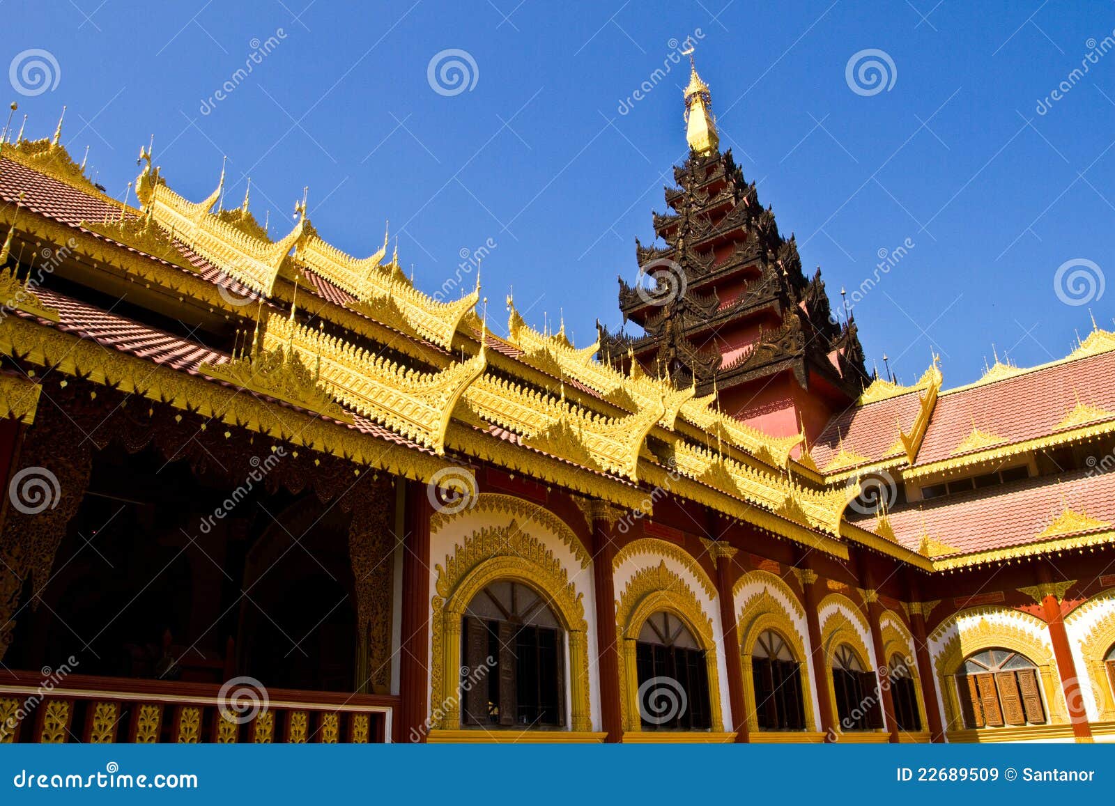 Myanmar temple stock image. Image of culture, ancient - 22689509