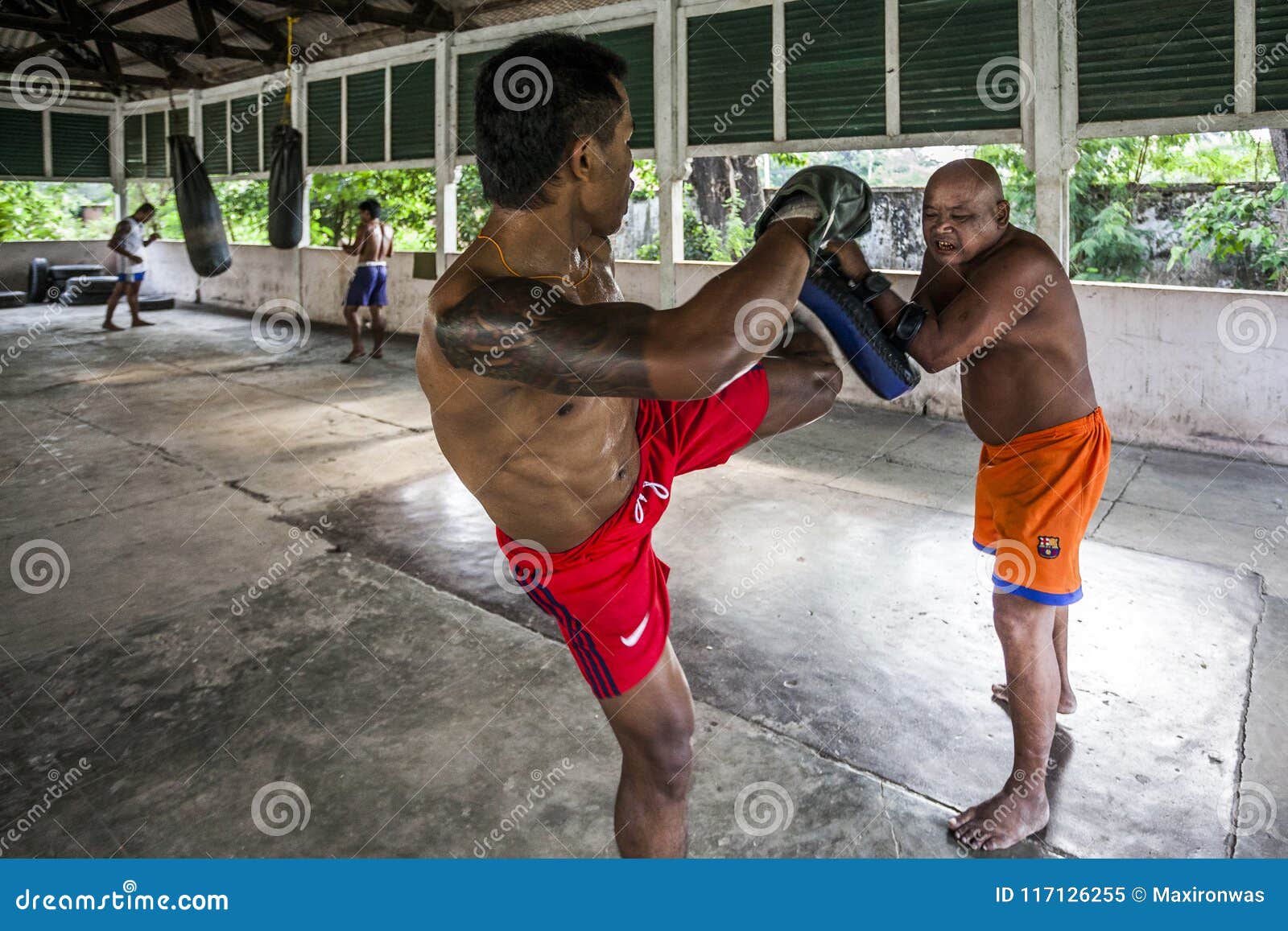 Myanmar - a Yangoon Gym for Thai Boxer Editorial Image - Image of ...
