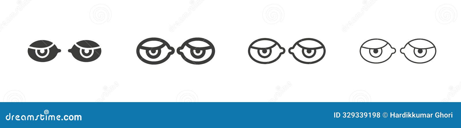 Myasthenia Gravis Icon Vector Set on White Background Stock Vector ...