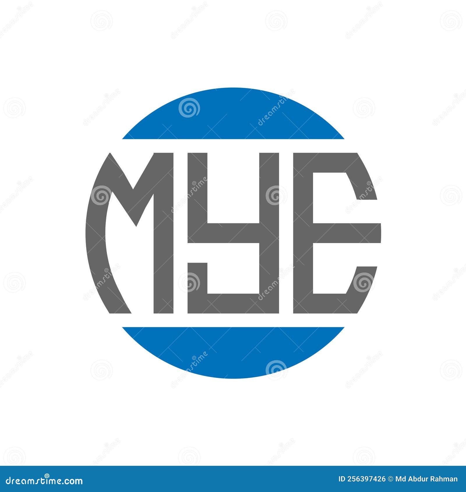 MYE Letter Logo Design on White Background. MYE Creative Initials ...