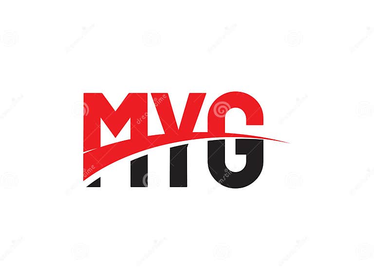 MYG Letter Initial Logo Design Vector Illustration Stock Vector ...