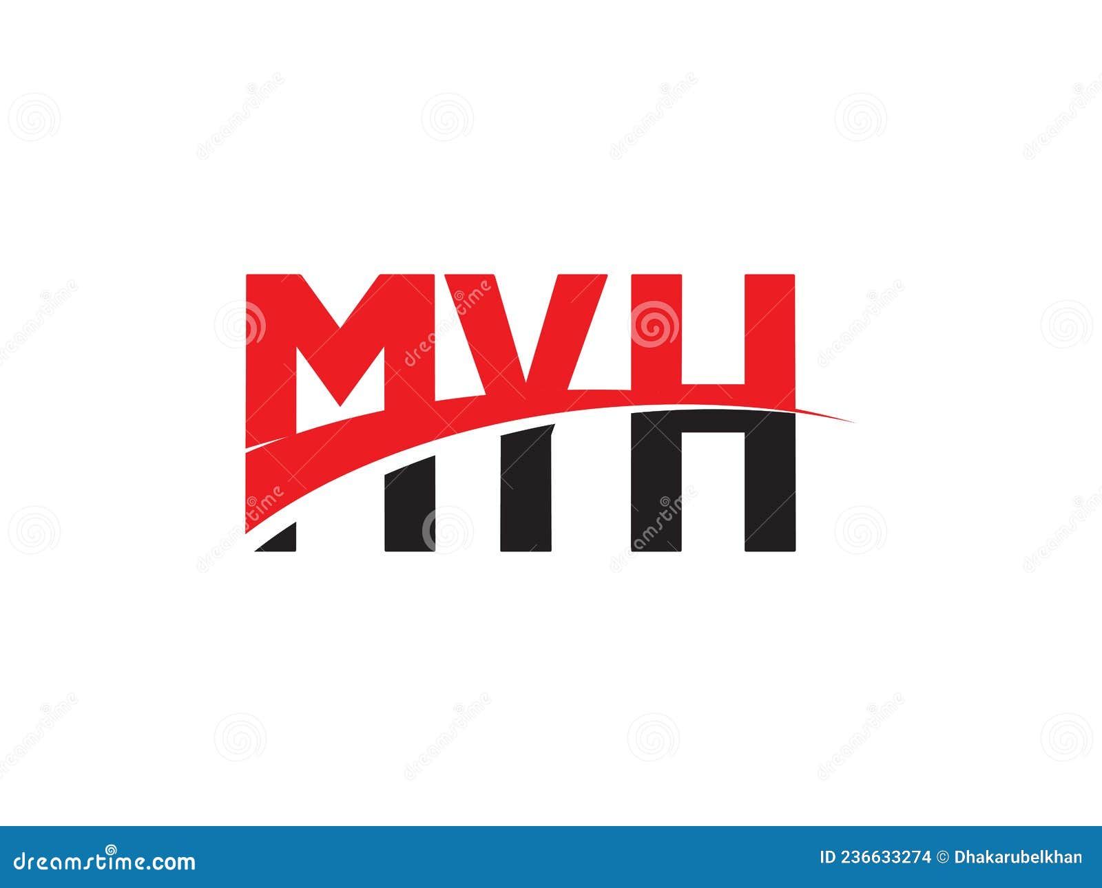 MYH Letter Initial Logo Design Vector Illustration Stock Vector ...