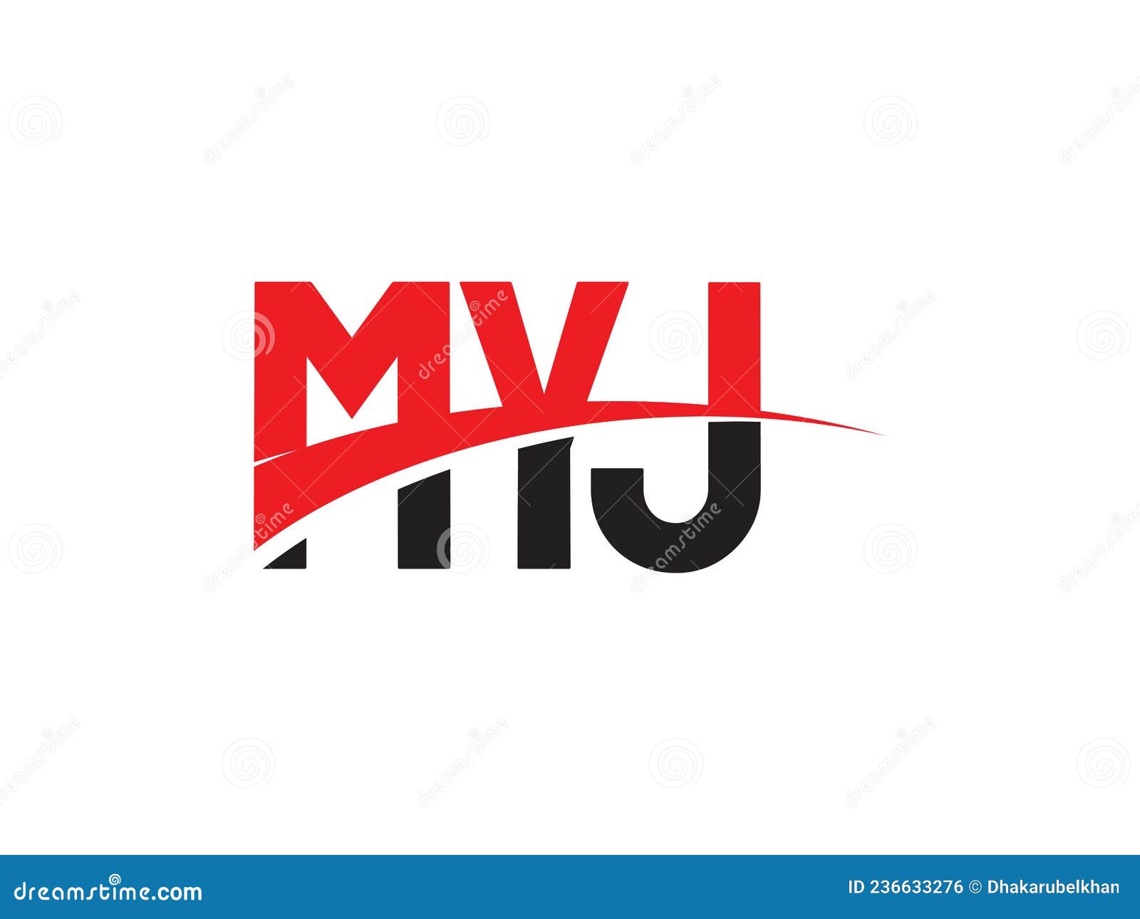 MYJ Letter Initial Logo Design Vector Illustration Stock Vector ...