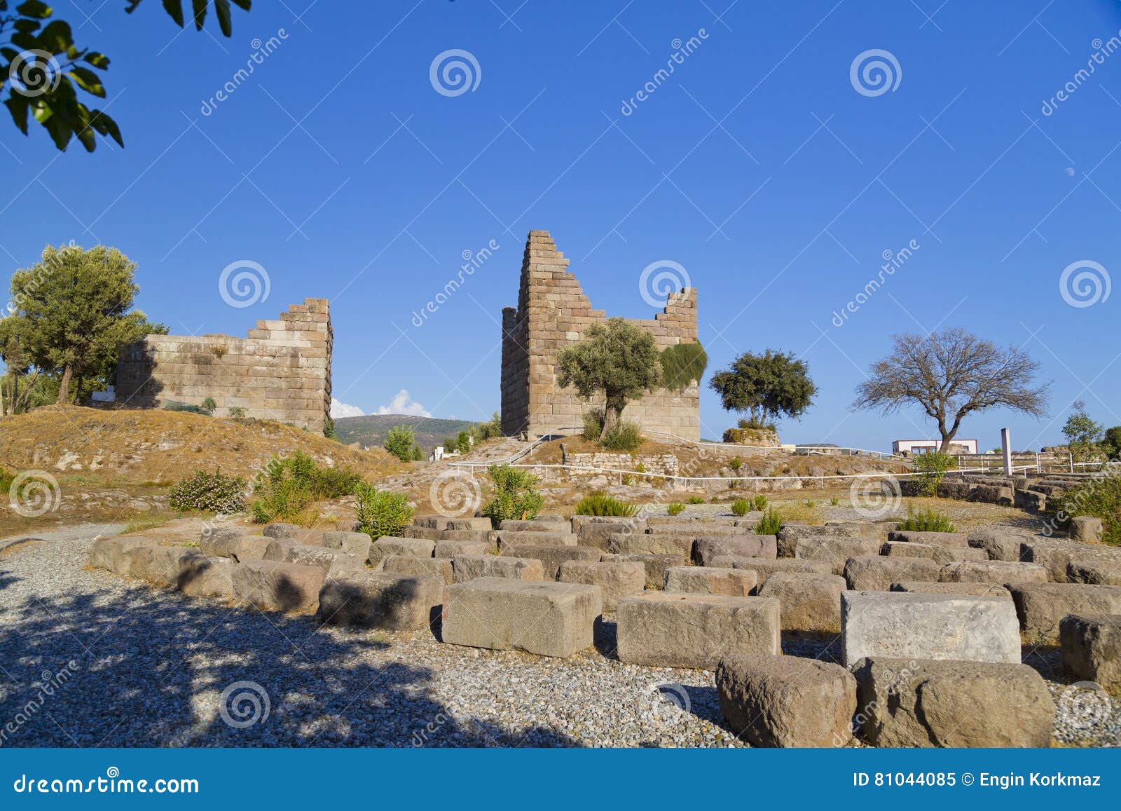 Myndospoort, Bodrum, Turkije Stock Afbeelding - Image of egeïsch ...