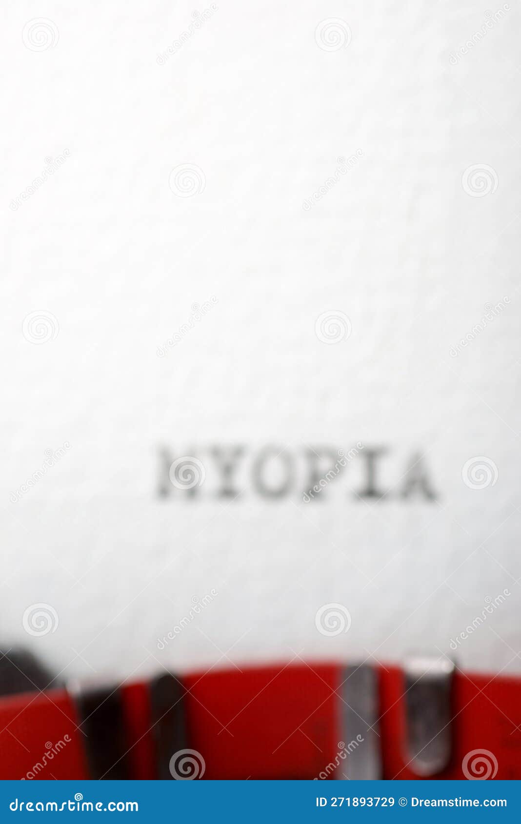 MYOPIA Word Made On Torn Paper, Medical Concept Background Royalty-Free ...