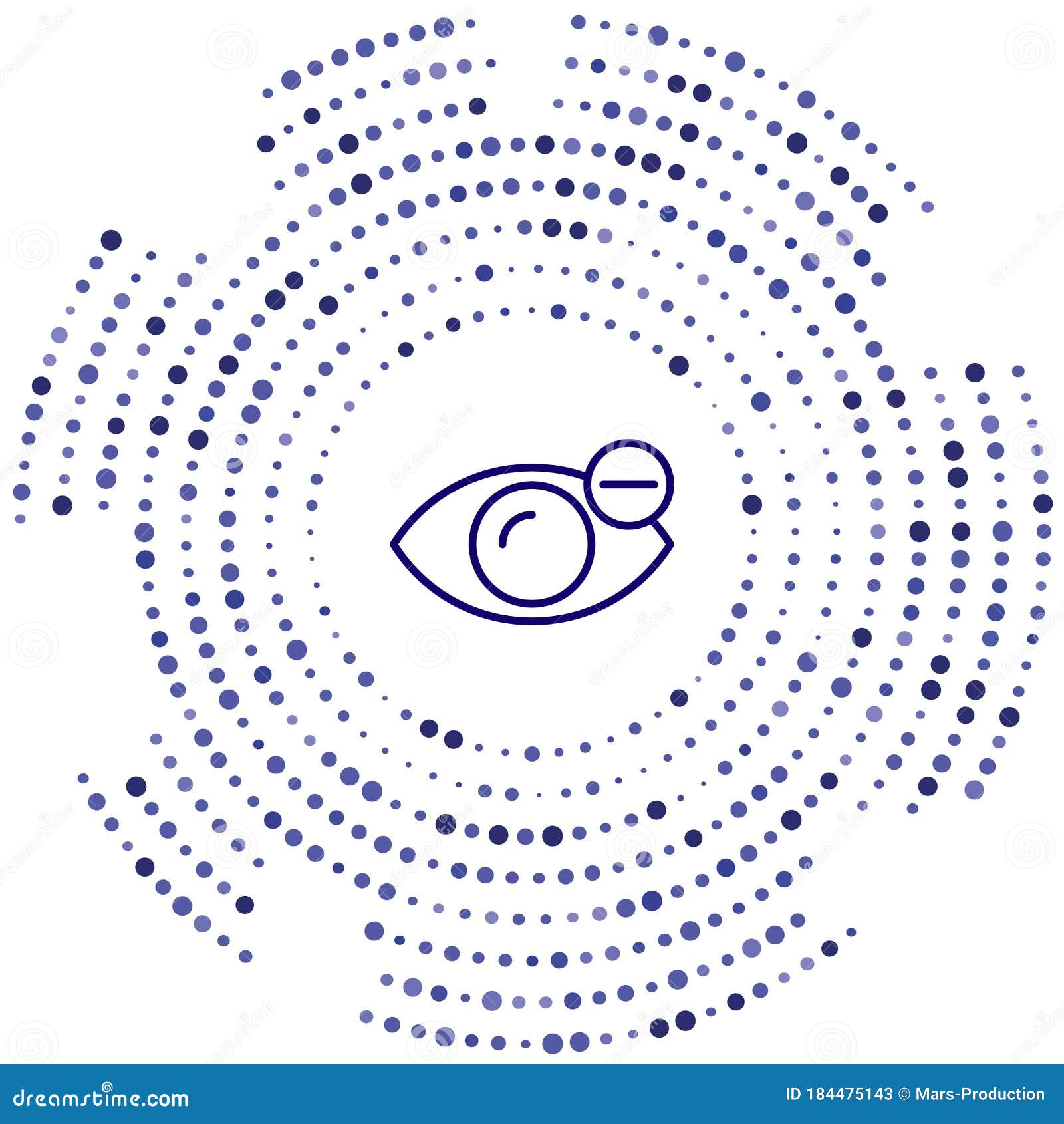 Myopia Vector Icon. Myopia Editable Stroke. Myopia Linear Symbol for ...