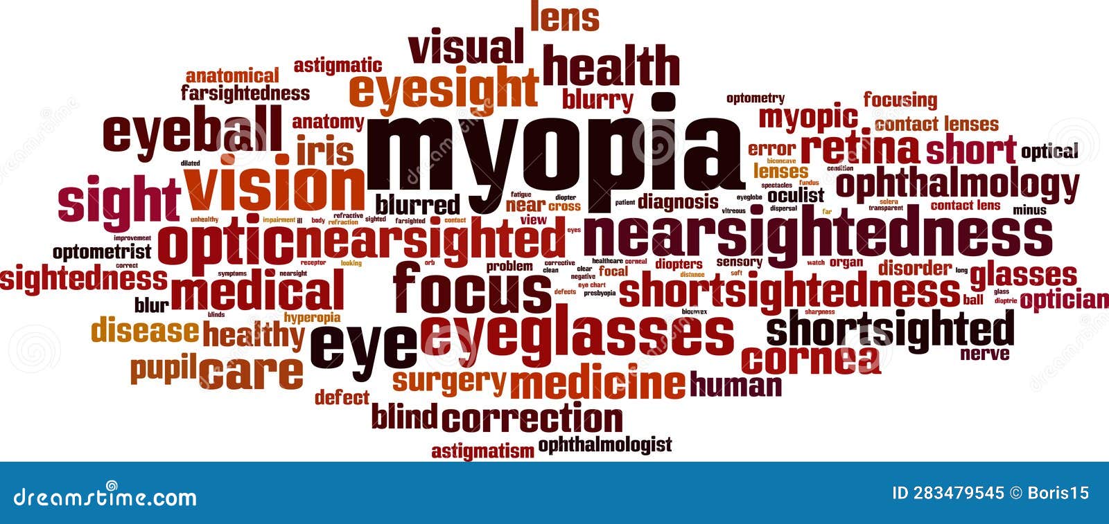 Astigmatism Word Cloud Cartoon Vector | CartoonDealer.com #187807503