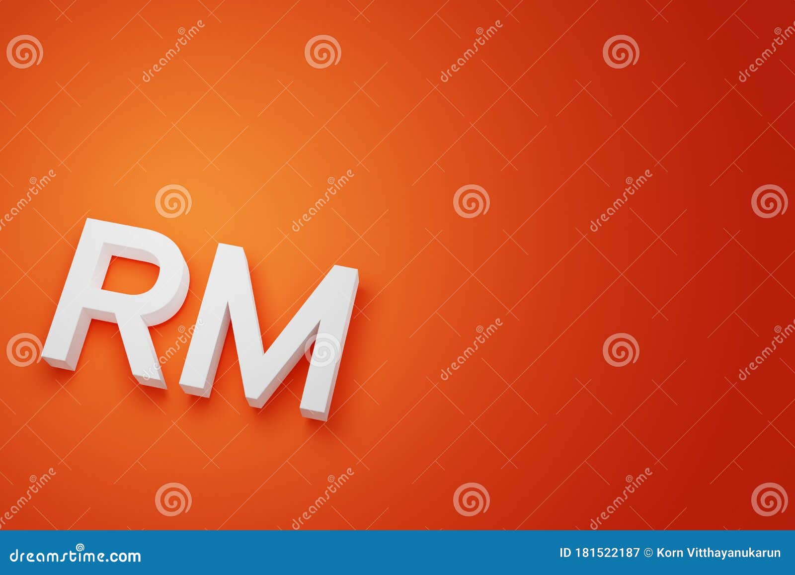 MYR Malaysian Ringgit Currency Sign for Business Financial Background ...