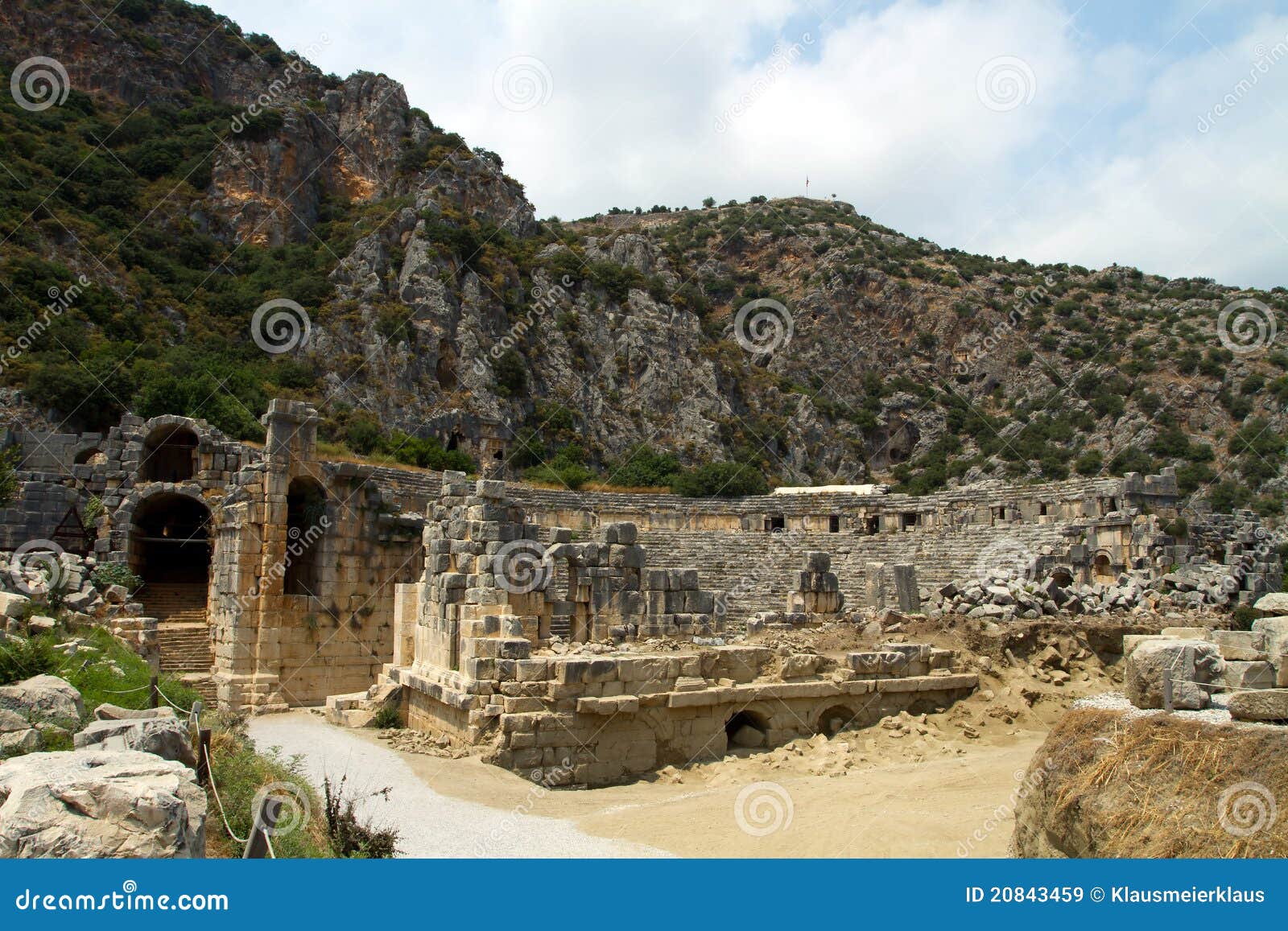 Myra turkey stock image. Image of tourism, gate, wall - 20843459
