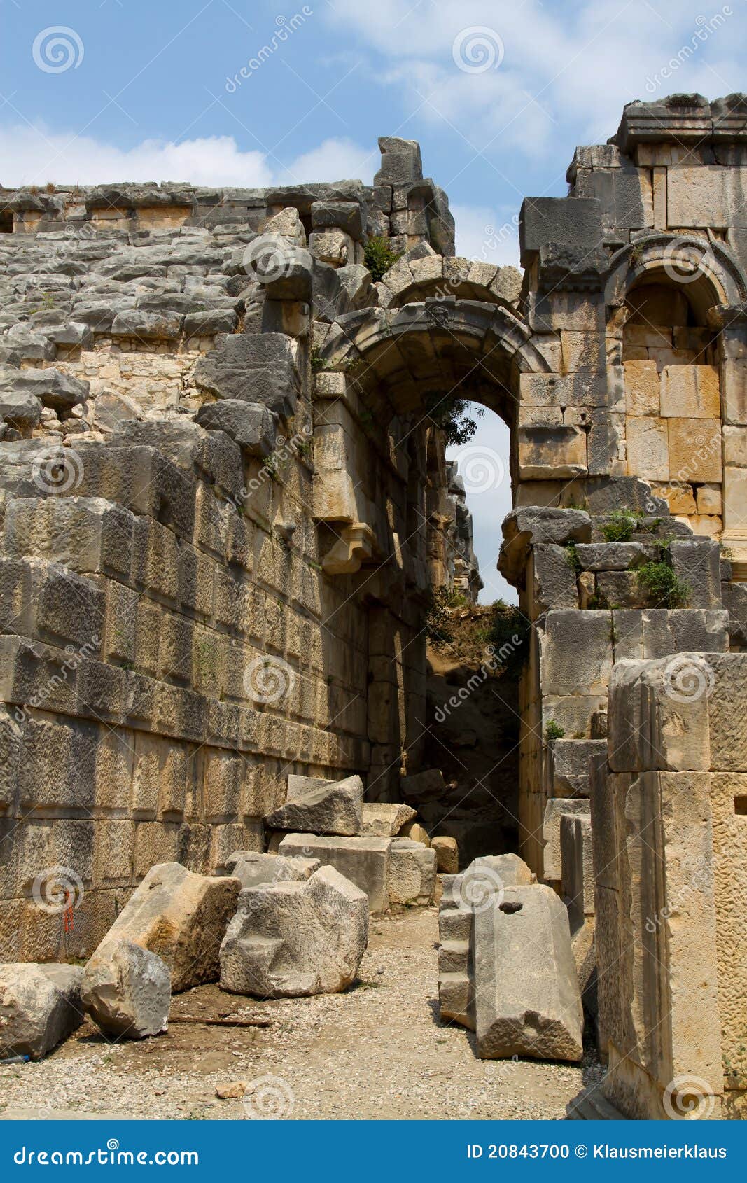 Myra turkey stock photo. Image of gate, rkiye, ancient - 20843700