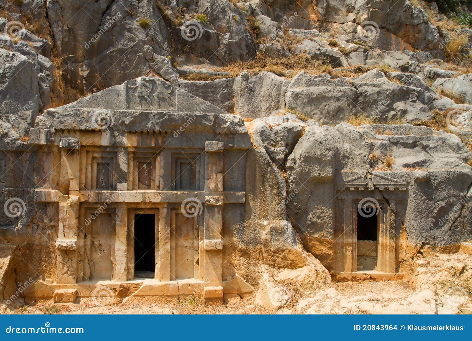 Myra turkey stock photo. Image of funeral, excavation - 20843964