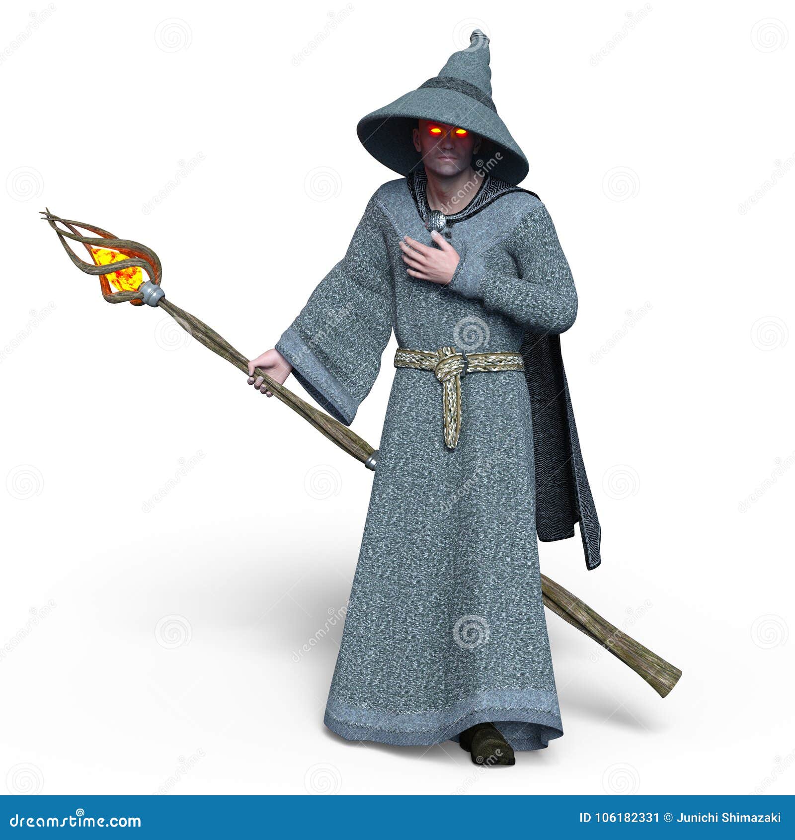 Myrddin stock de ilustración. Ilustración de blanco - 106182331